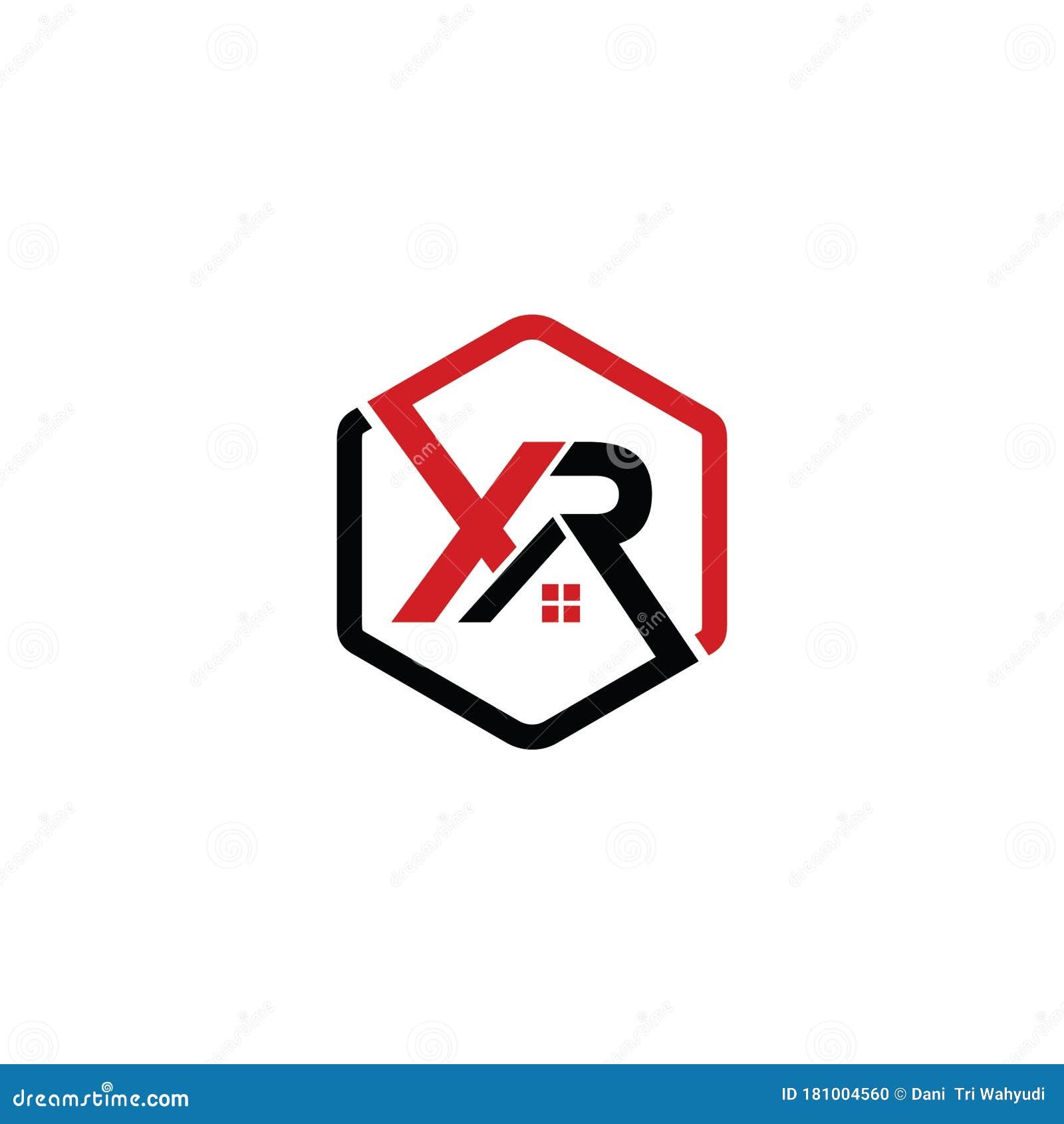 XR Letter Logo Icon Design Template Elements Stock Vector ...
