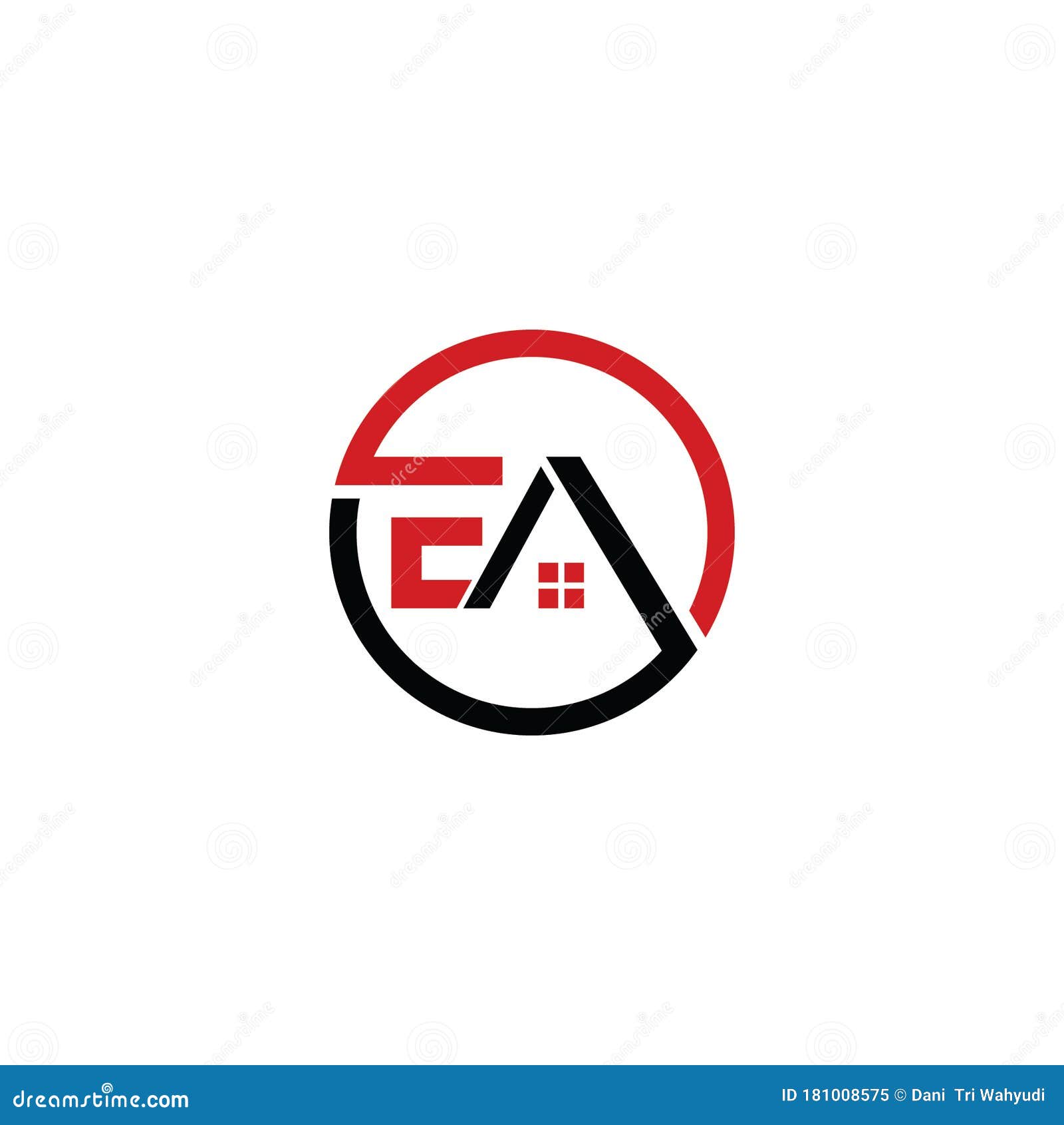 EA Letter Logo Icon Design Template Elements Stock Vector ...