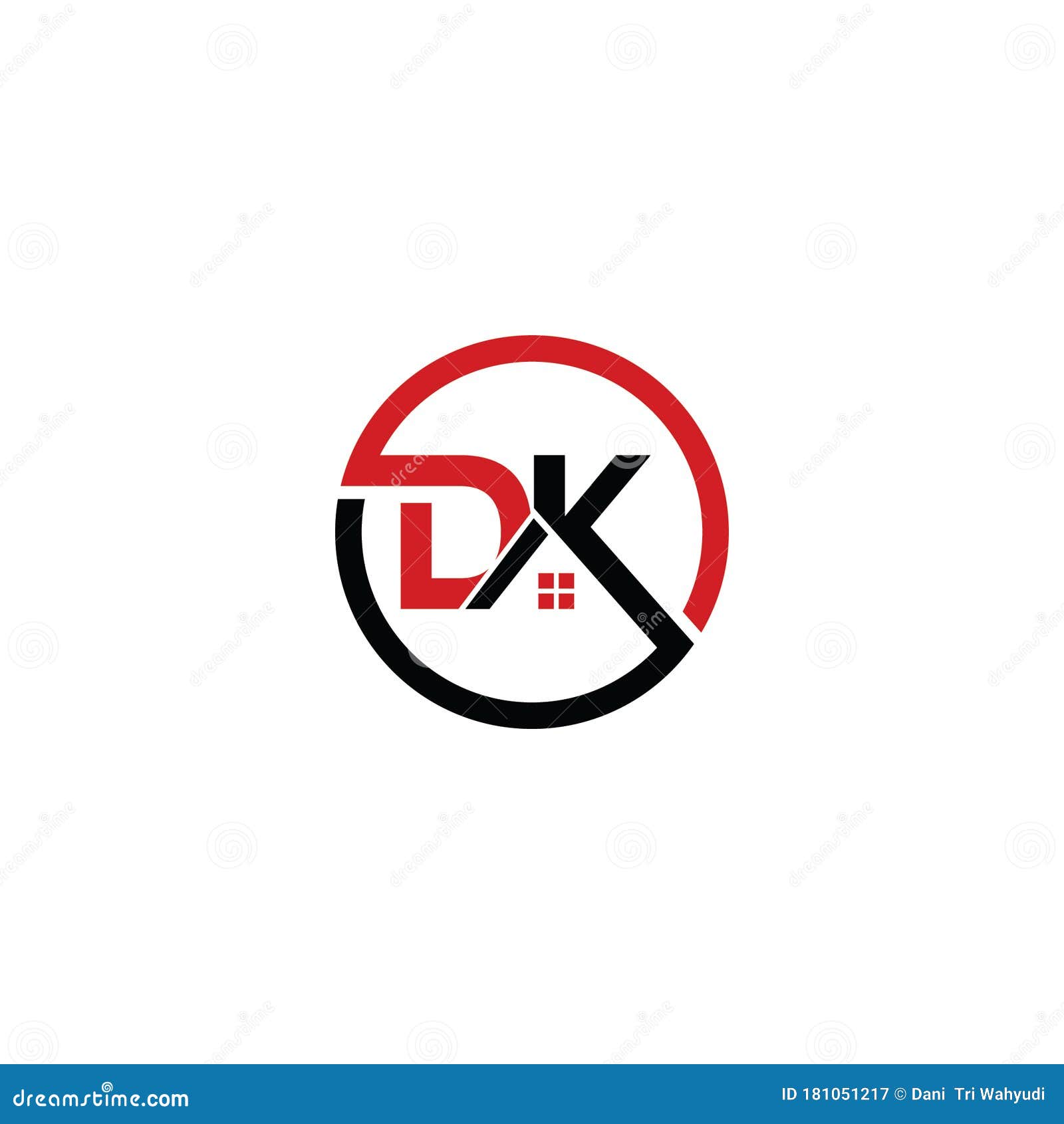 DK Letter Logo Icon Design Template Elements Stock Vector ...