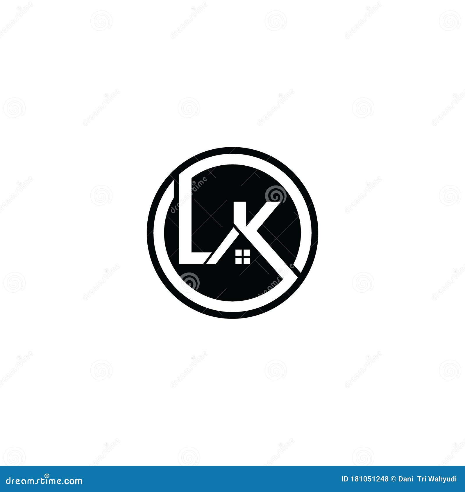 LK Letter Logo Icon Design Template Elements Stock Vector ...