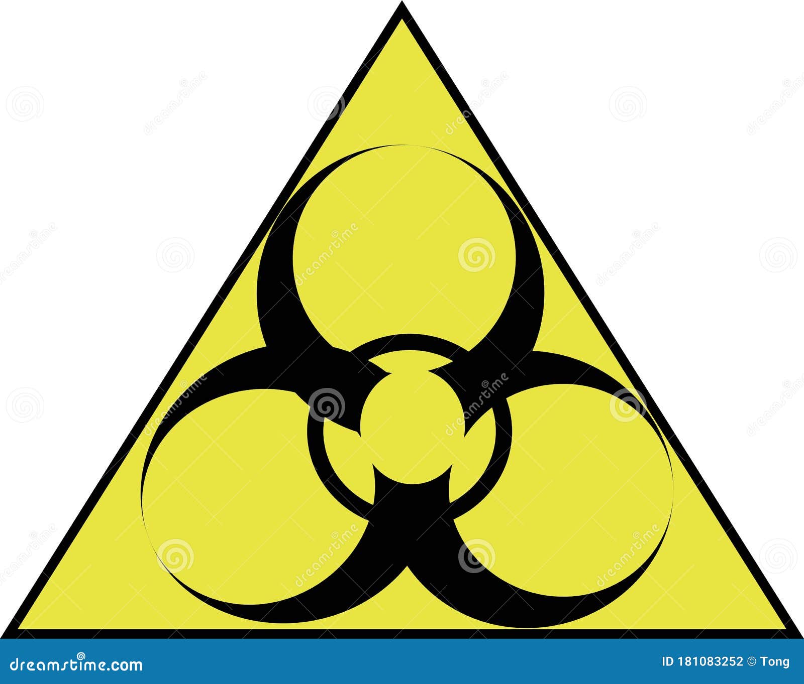 Biological Symbol on a White Background Stock Vector - Illustration of ...