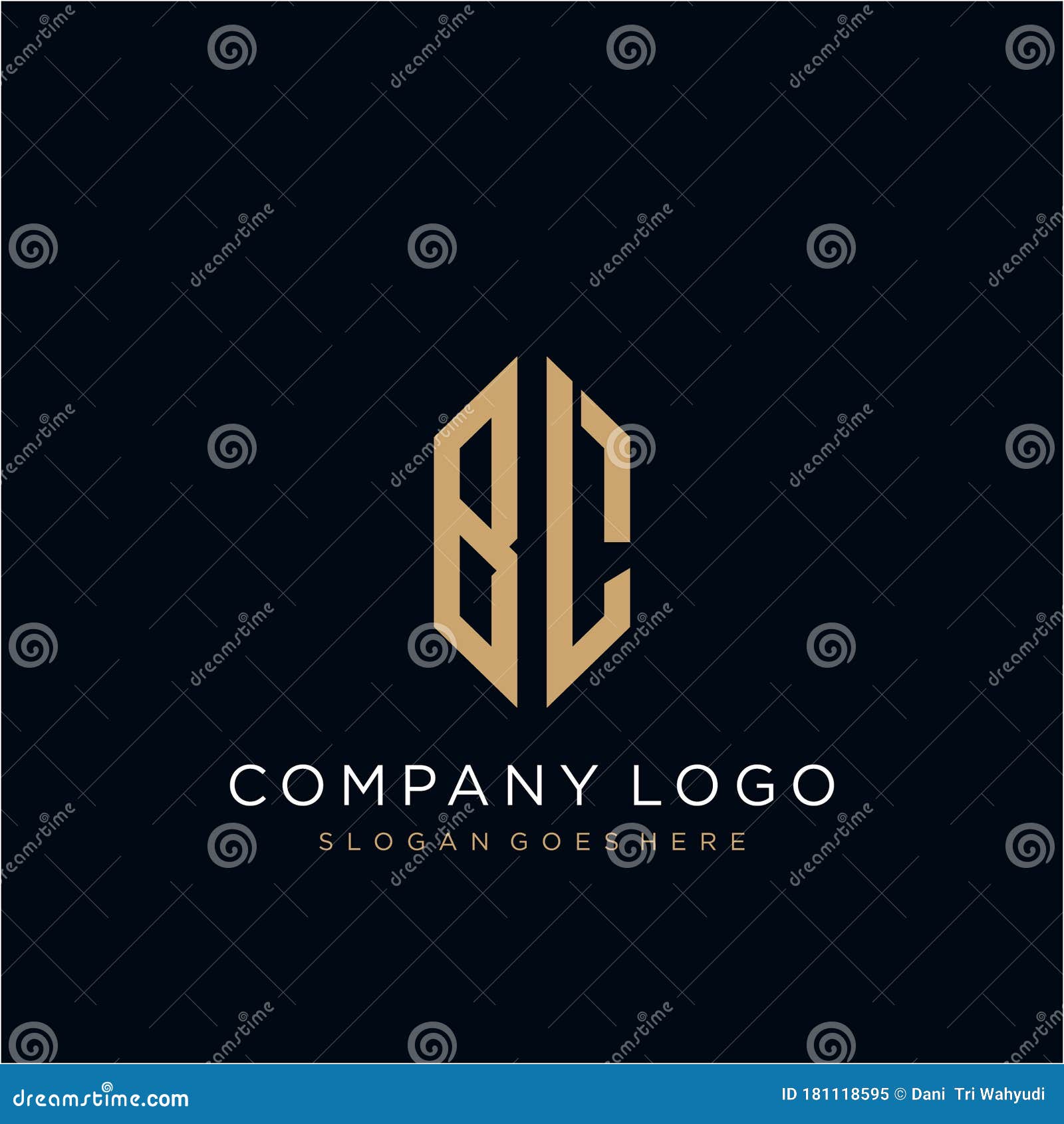BL Letter Logo Icon Design Template Elements Stock Vector ...