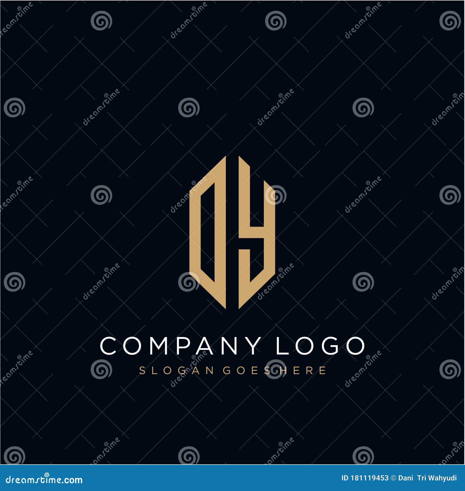 OY Letter Logo Icon Design Template Elements Stock Vector ...
