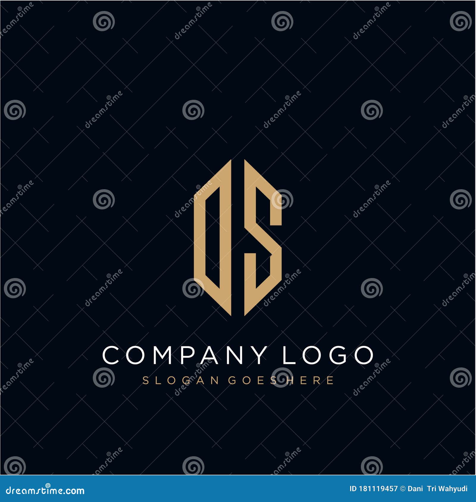 OS Letter Logo Icon Design Template Elements Stock Vector ...
