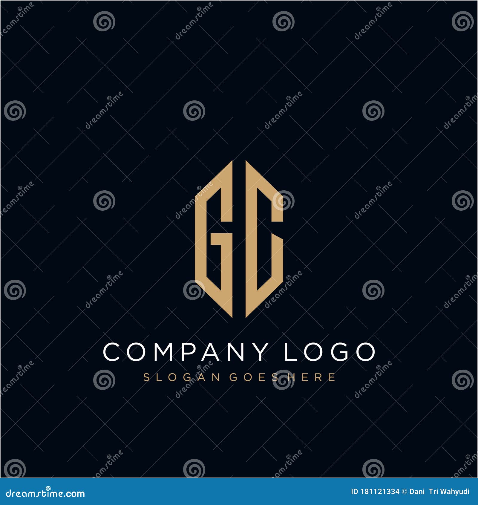 GC Letter Logo Icon Design Template Elements Stock Vector ...