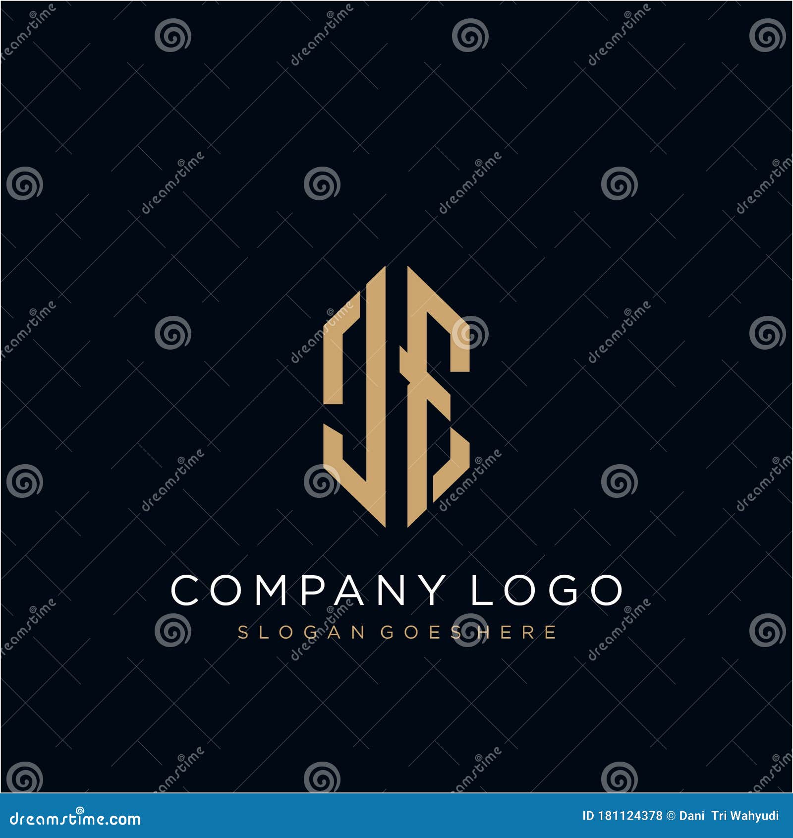 JF Letter Logo Icon Design Template Elements Stock Vector ...
