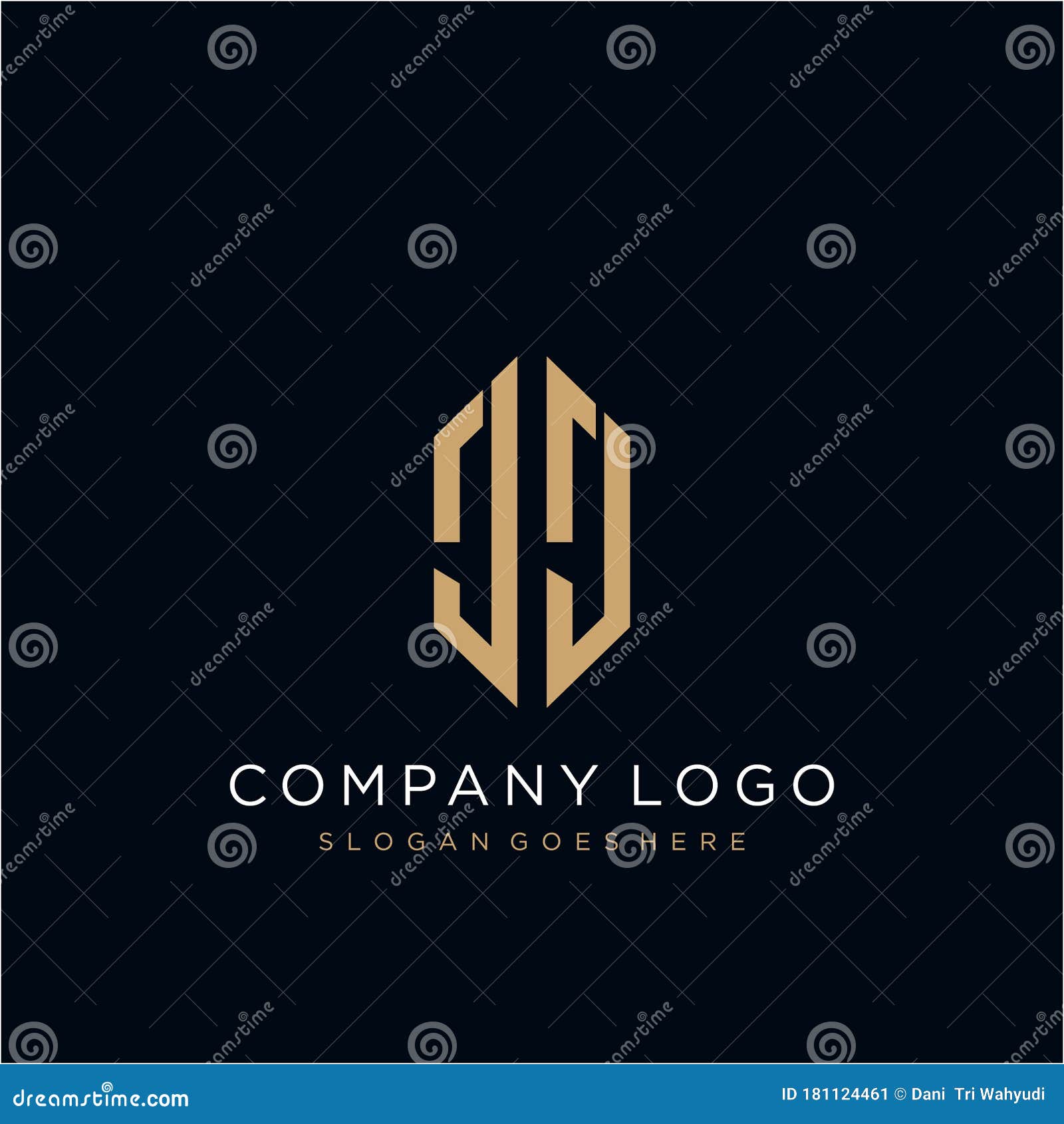 JJ Letter Logo Icon Design Template Elements Stock Vector ...