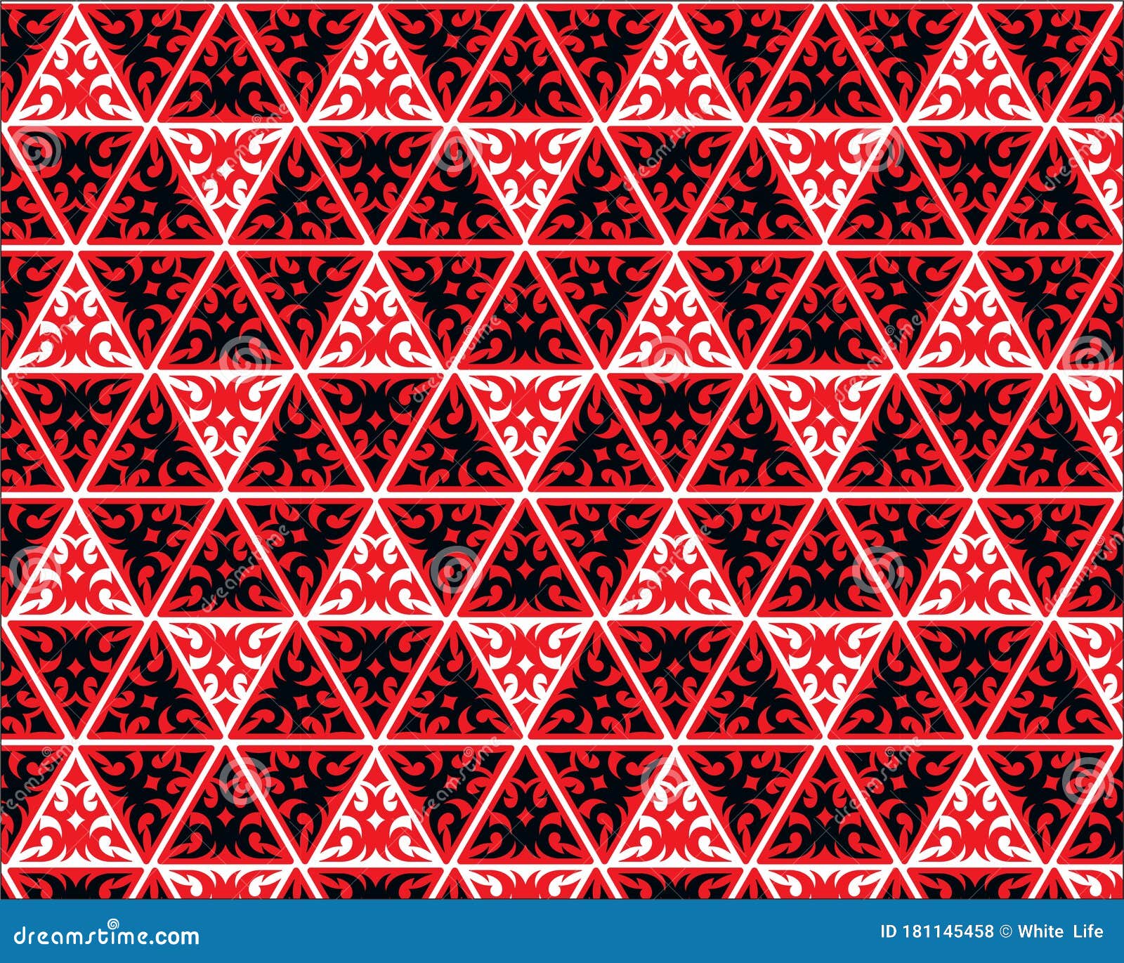 Red Seamless Textured Design Print Stock Illustration - Illustration of ...