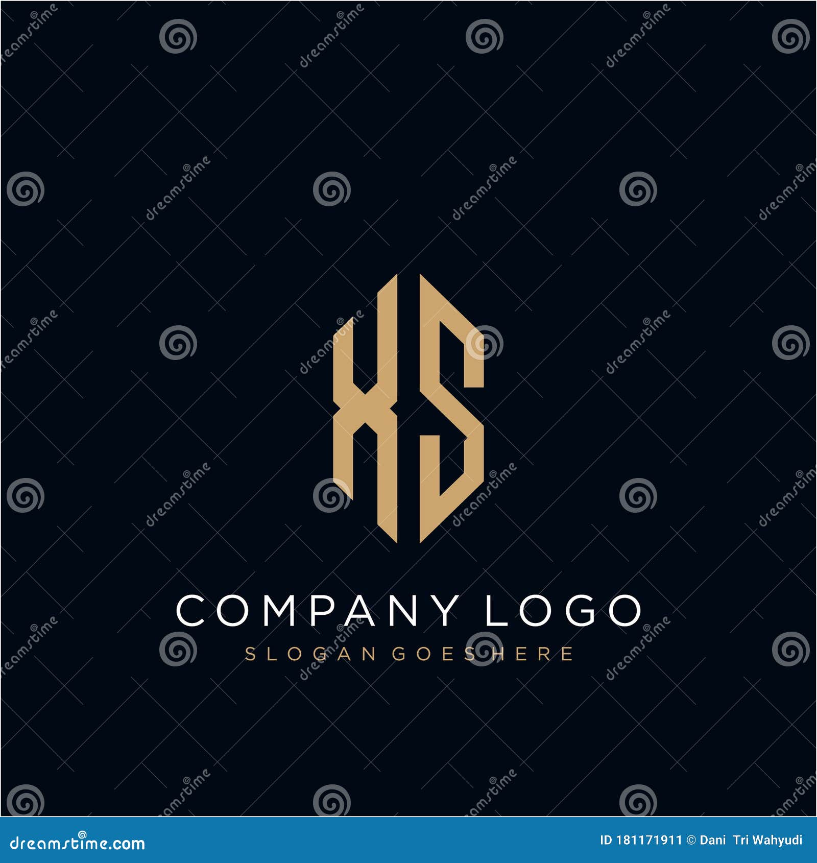 XS Letter Logo Icon Design Template Elements Stock Vector ...