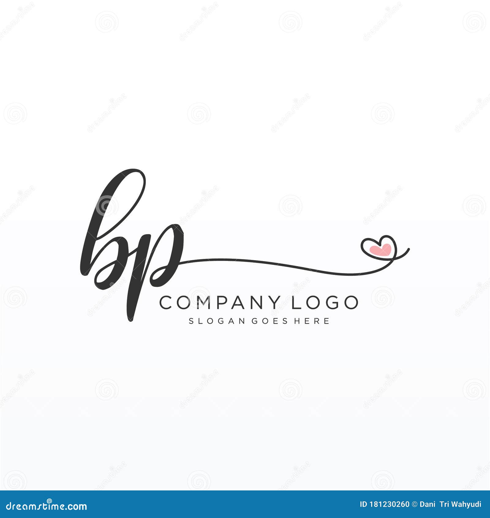 BP Initial Handwriting Logo Design Stock Vector - Illustration of ...