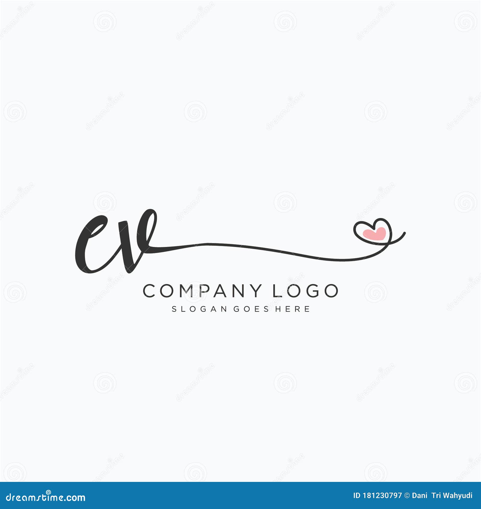 EV Initial Handwriting Logo Design Stock Vector - Illustration of ...