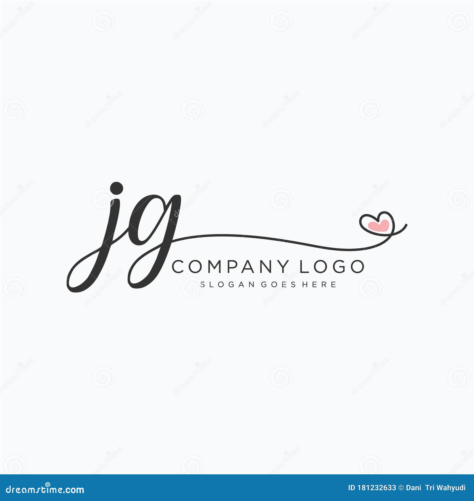 Jg JH Initial Handwriting Logo Design Stock Vector - Illustration of ...