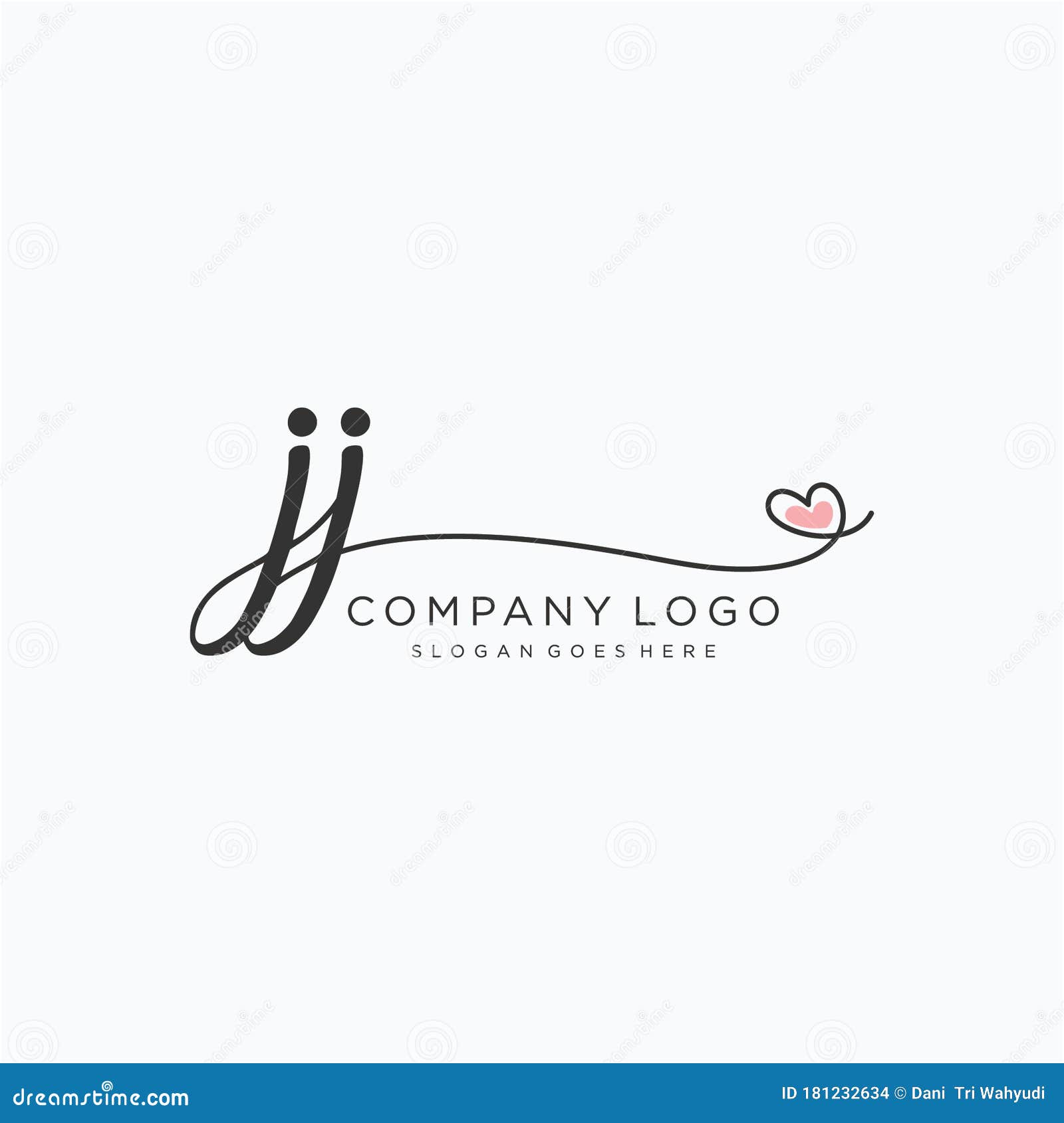 Jj Initial Handwriting Logo Design Stock Vector - Illustration of icon ...