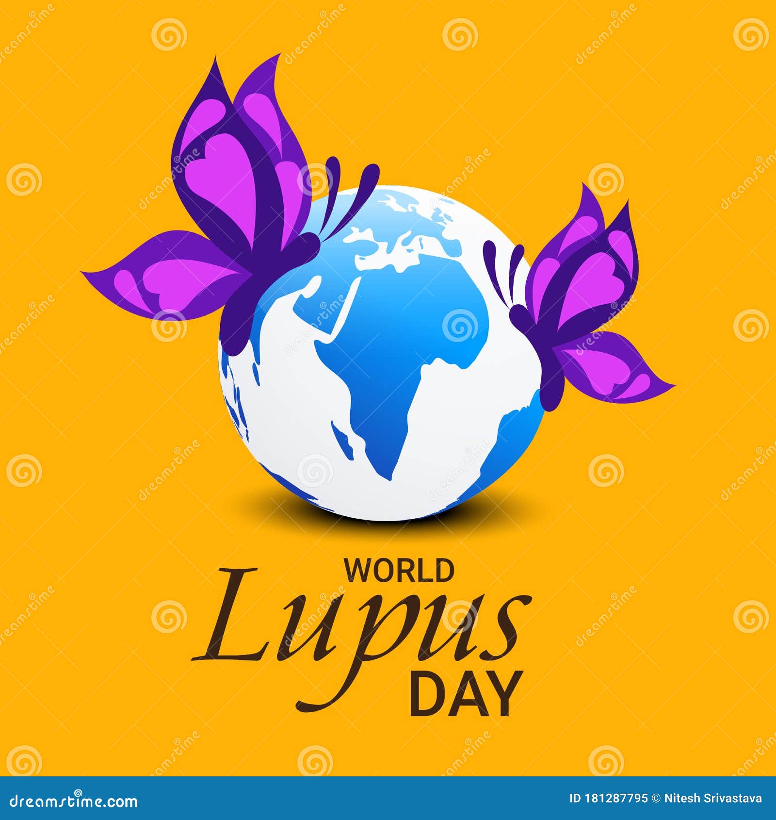 World Lupus Day stock illustration. Illustration of concept - 181287795