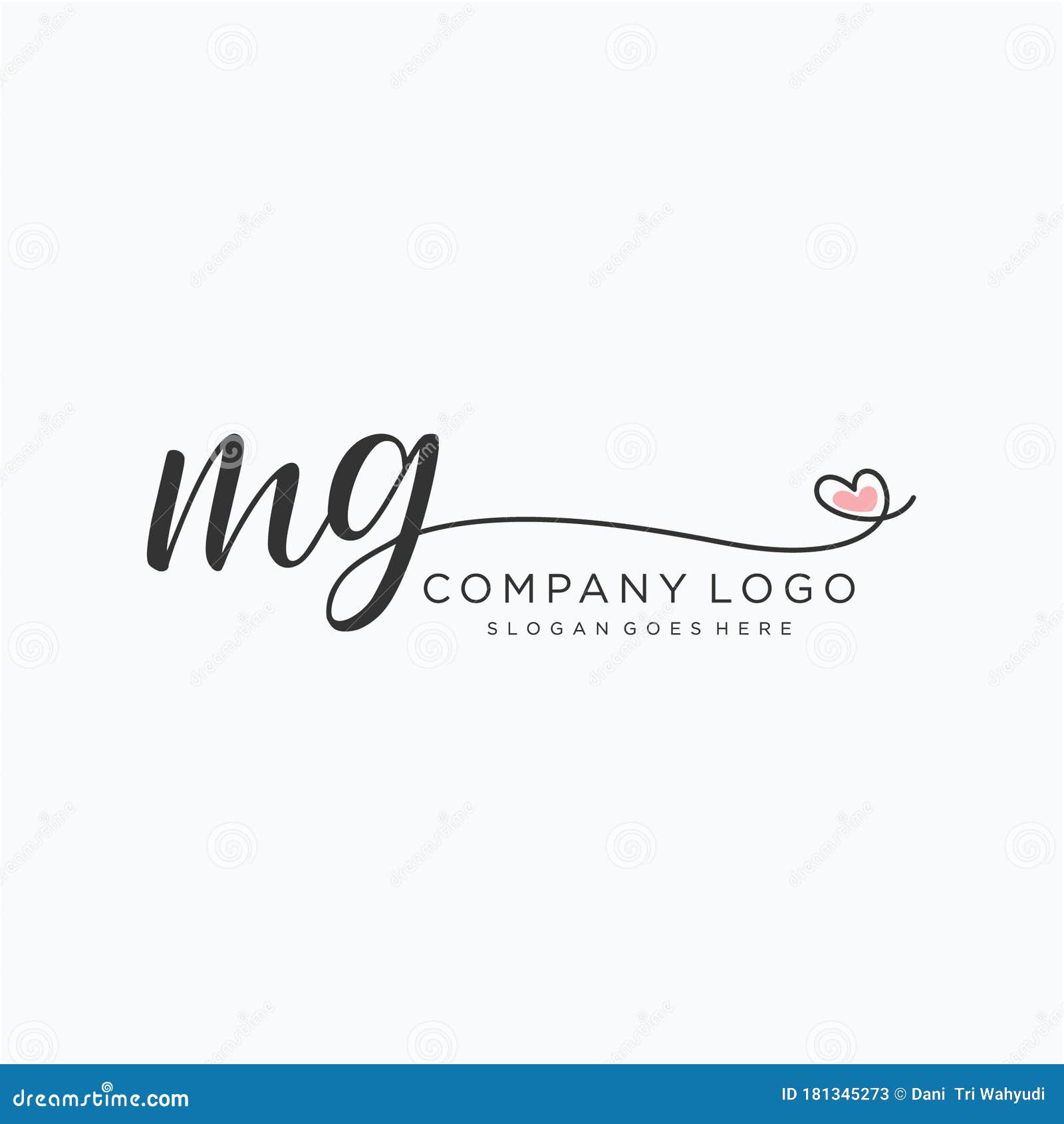 MG Initial Handwriting Logo Design Stock Vector - Illustration of ...