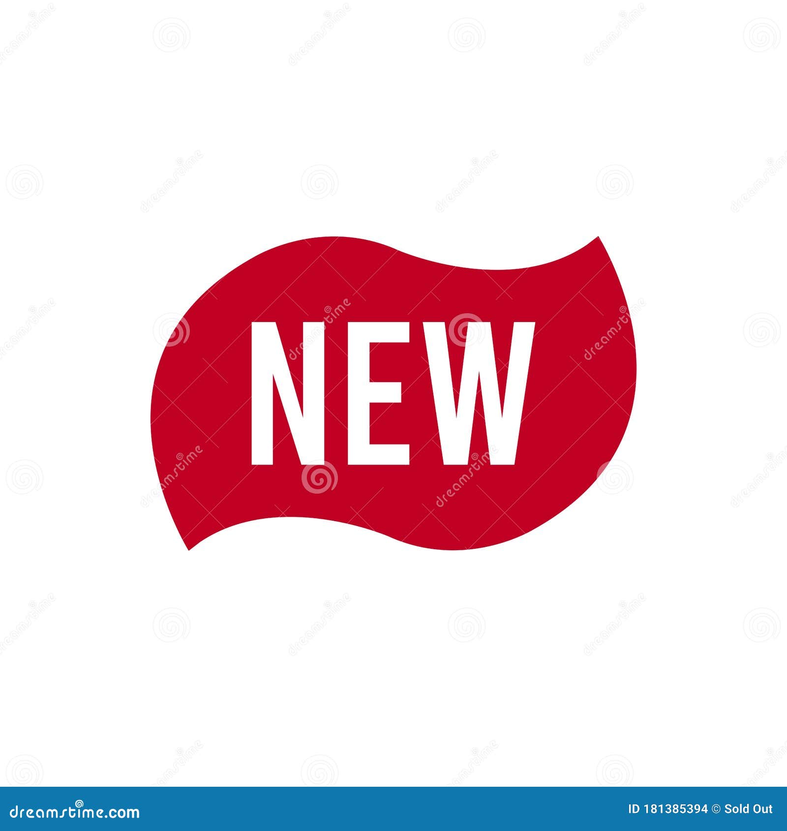 New Label Icon Vector Illustration Stock Vector - Illustration of ...