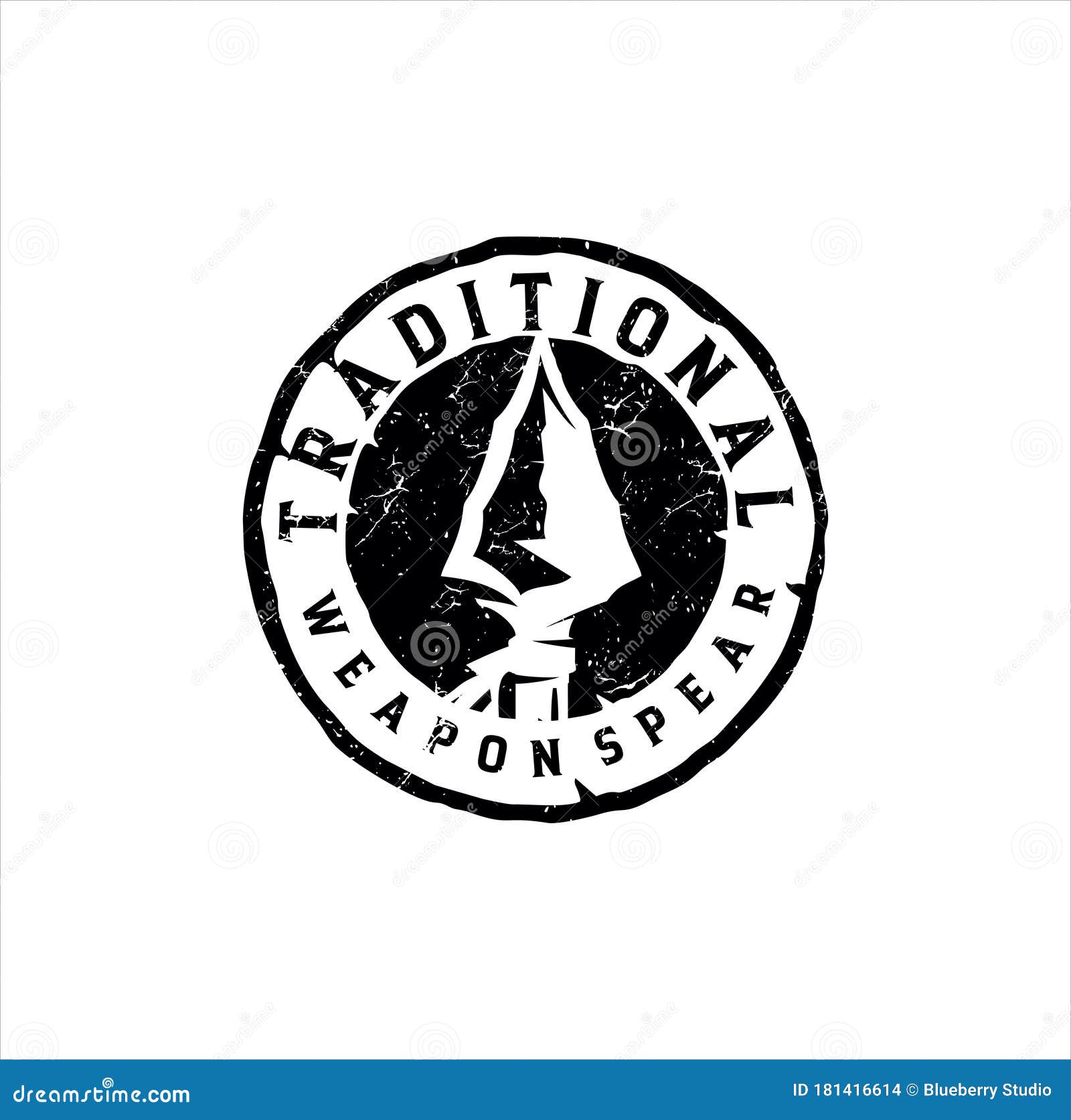 Native Indian Spear Arrowhead Logo Design, Hunting, Hunt, Hunter ...