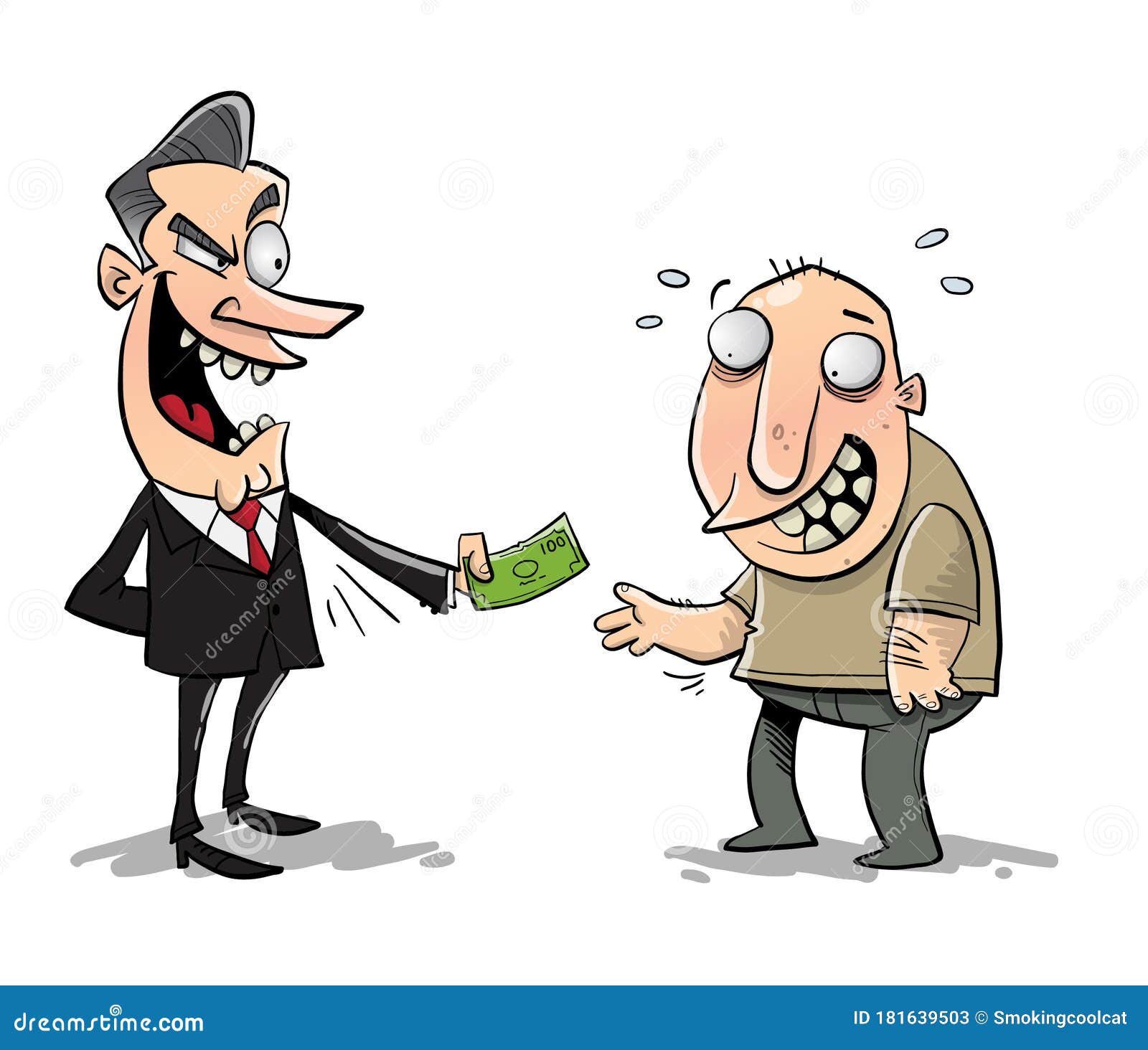 Fat Politician Banker Or Rich Man Arrested Cartoon Vector ...