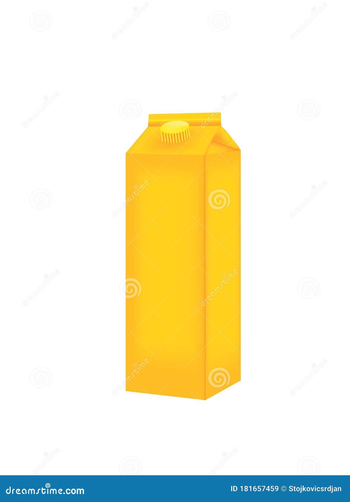 Yellow Liquid Pack Template Stock Vector - Illustration of design ...