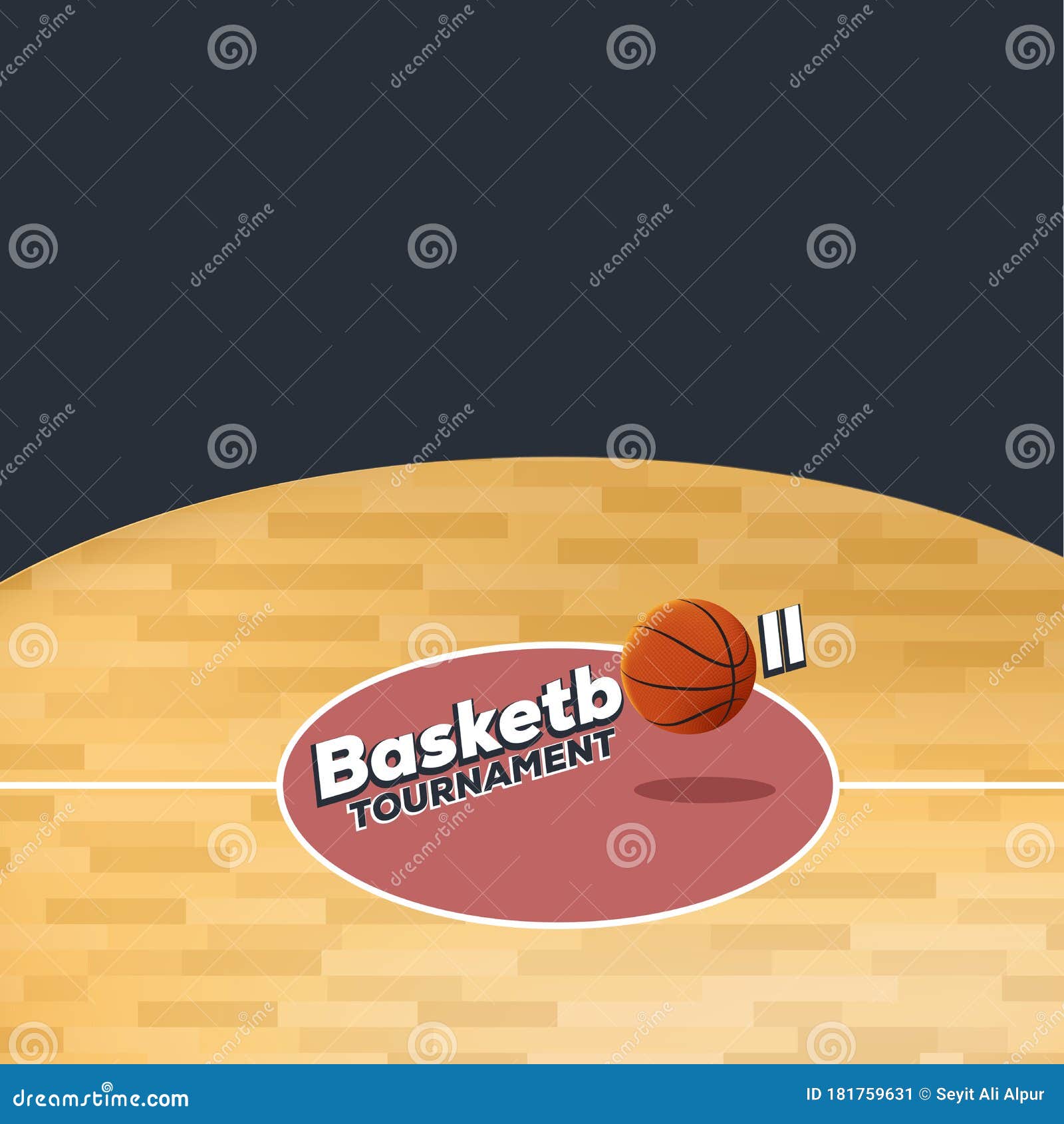 Vector Basketball Tournament Stock Vector - Illustration of recreation ...