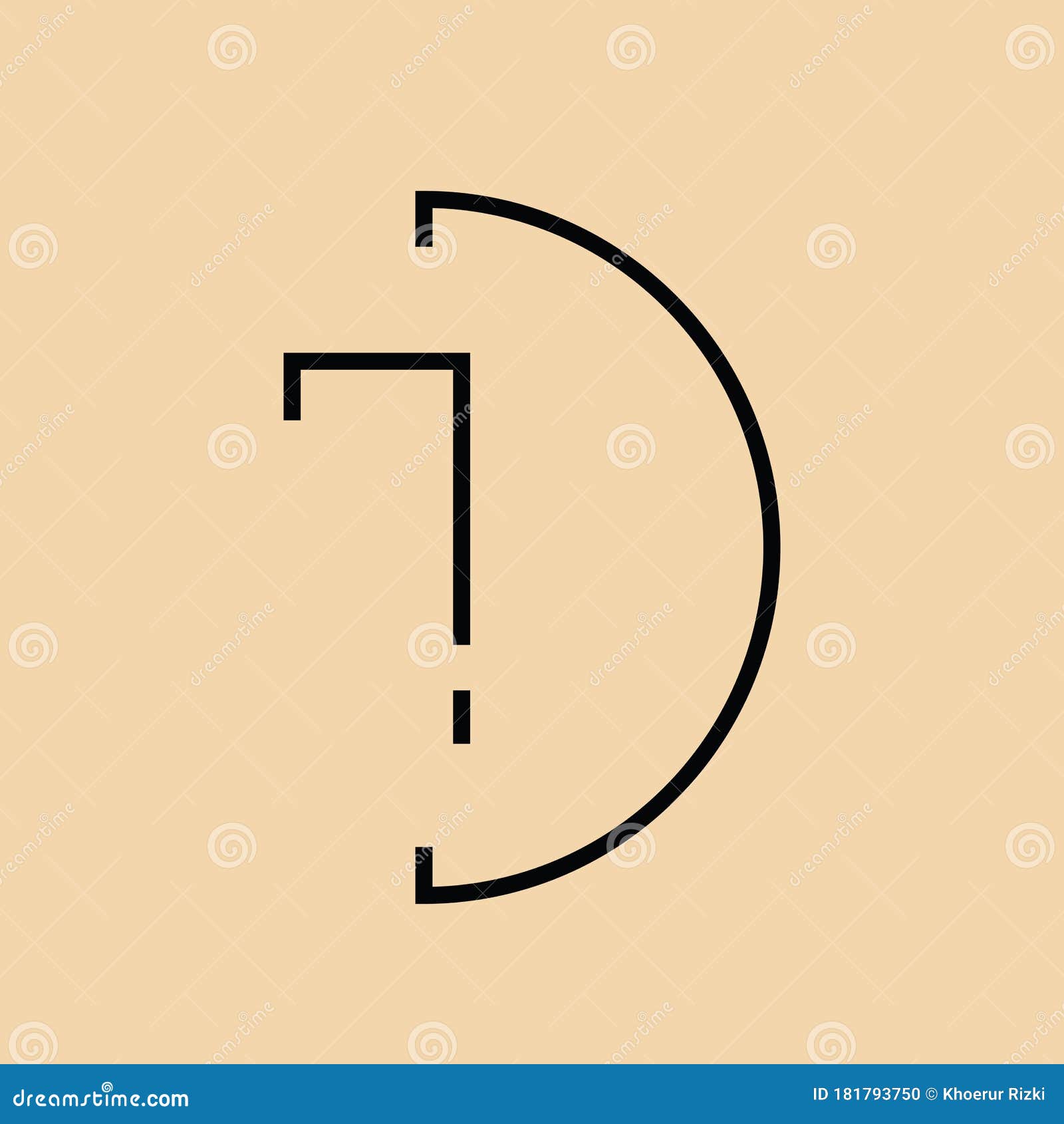 TD symbol image symbol stock vector. Illustration of calls - 181793750