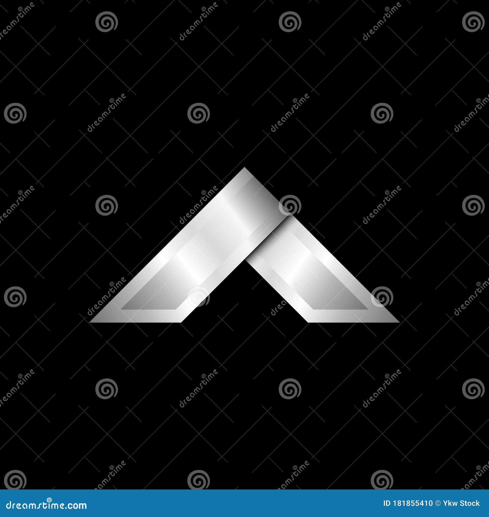 Stylish and Elegant Sharp Initial a Logo Stock Vector - Illustration of ...