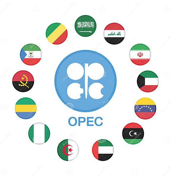 OPEC Members Countries National Flags. OPEC Members Countries Flags ...