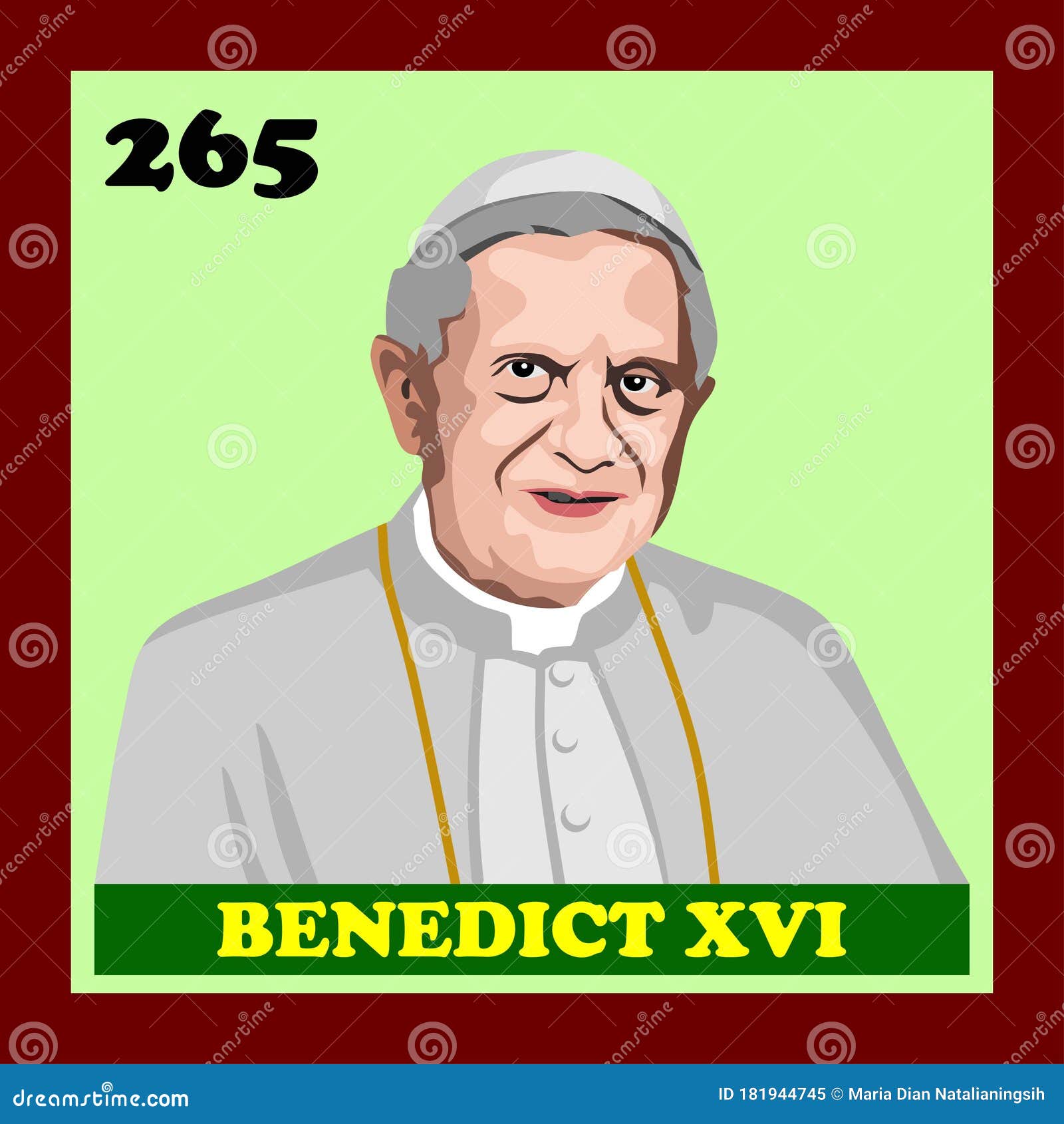 265th Rome Pope Benedict XVI Editorial Image - Illustration of pope ...