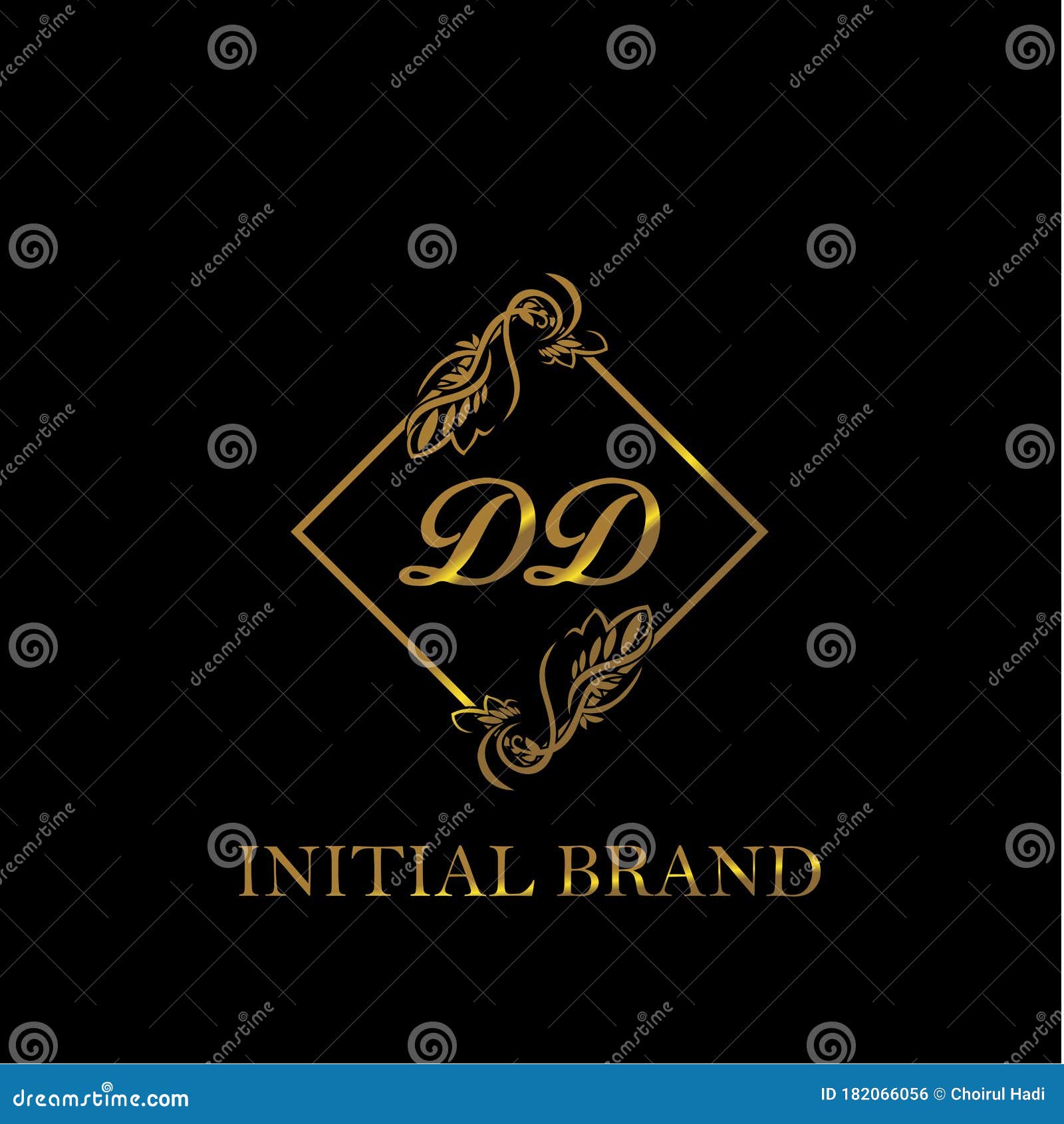 DD Initial Wedding Logo Template Vector Stock Vector - Illustration of ...
