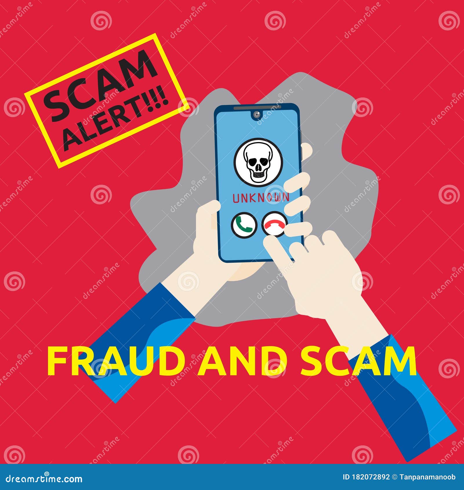 Phishing, Spam, Fraud, Scam and Malware Stock Vector - Illustration of ...