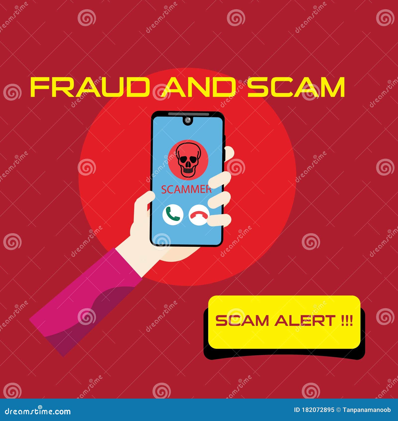 Phishing, Spam, Fraud, Scam and Malware Stock Vector - Illustration of ...