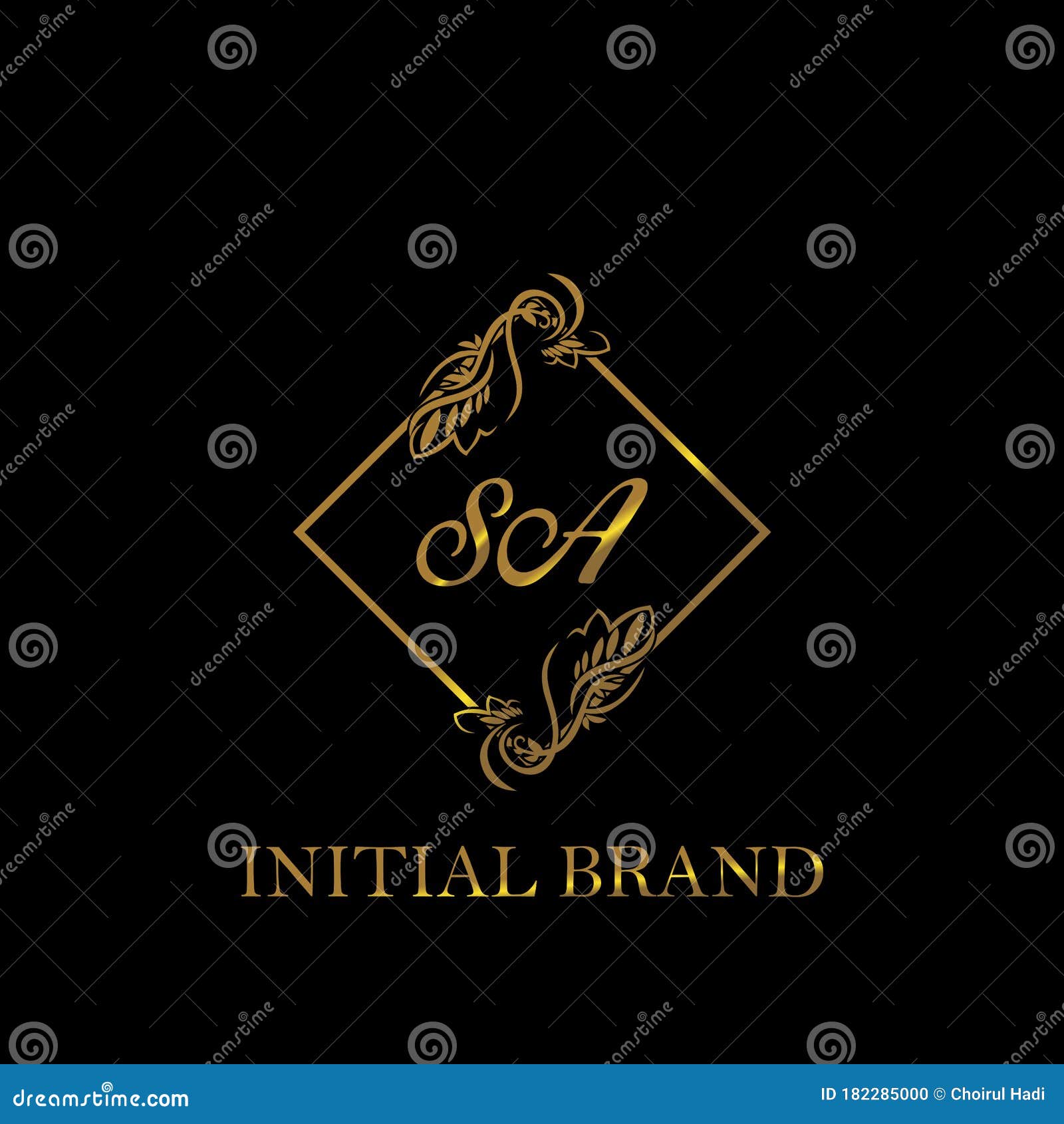 SA Initial Wedding Logo Template Vector Stock Vector - Illustration of ...