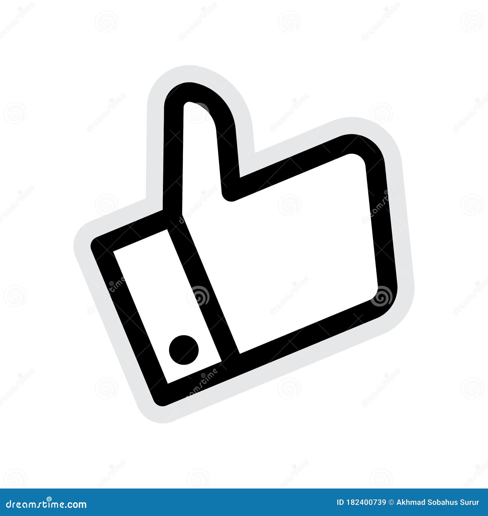 Like Symbol. Design Template Stock Illustration - Illustration of flat ...