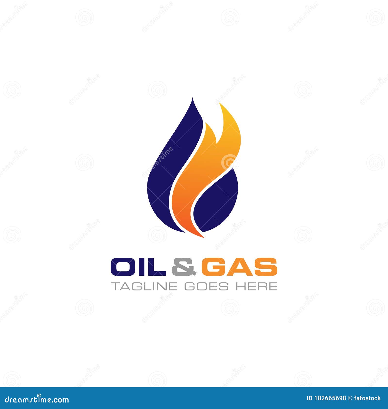 Oil and Gas Logo Design Vector Template. Stock Vector - Illustration of ...