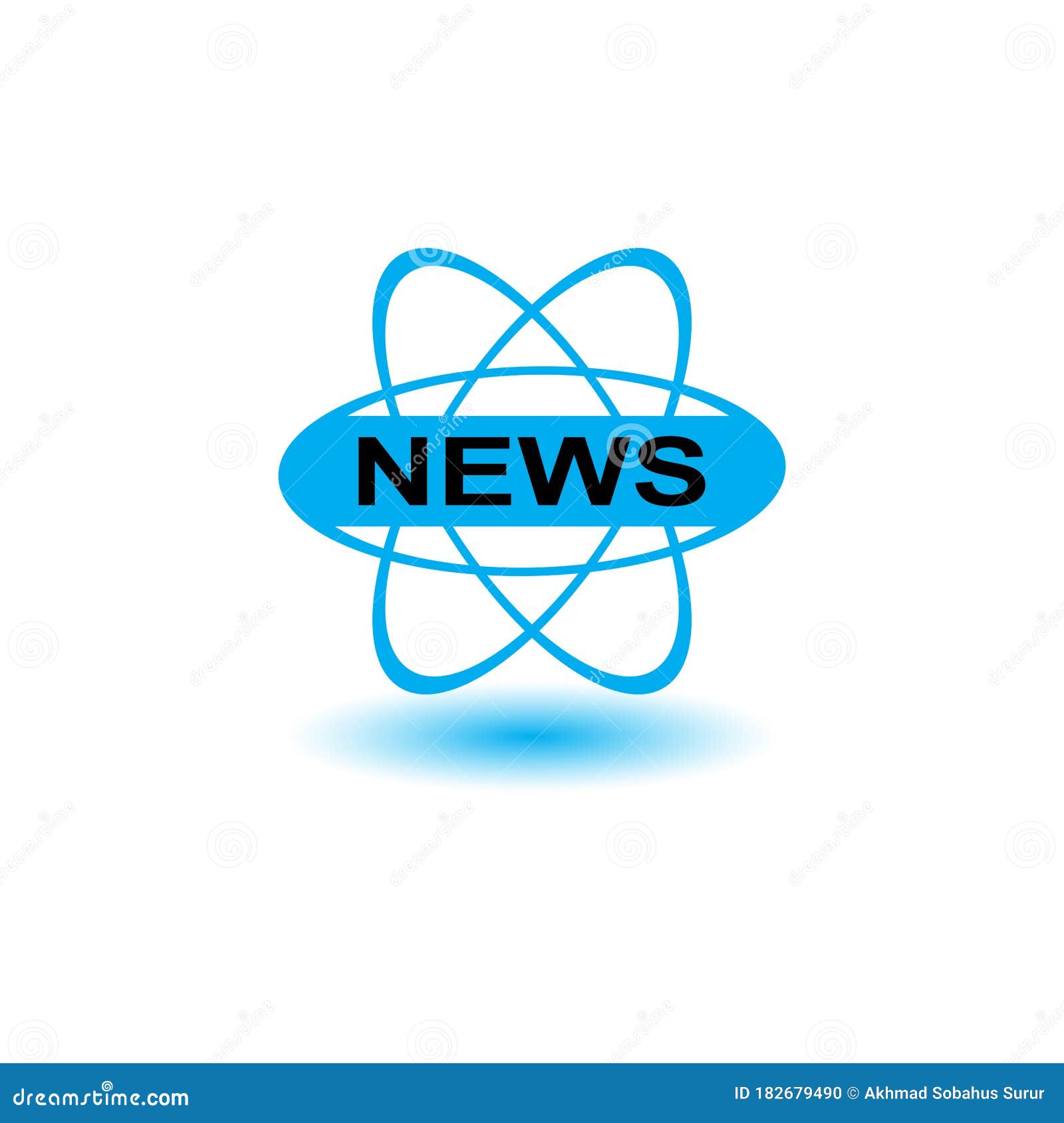 News Icon. Design Template Vector Stock Vector - Illustration of ...