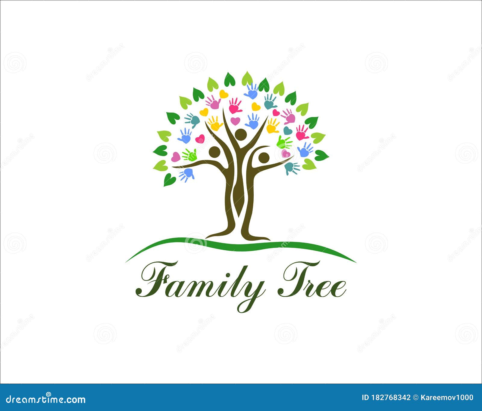 Family Tree Vector Logo