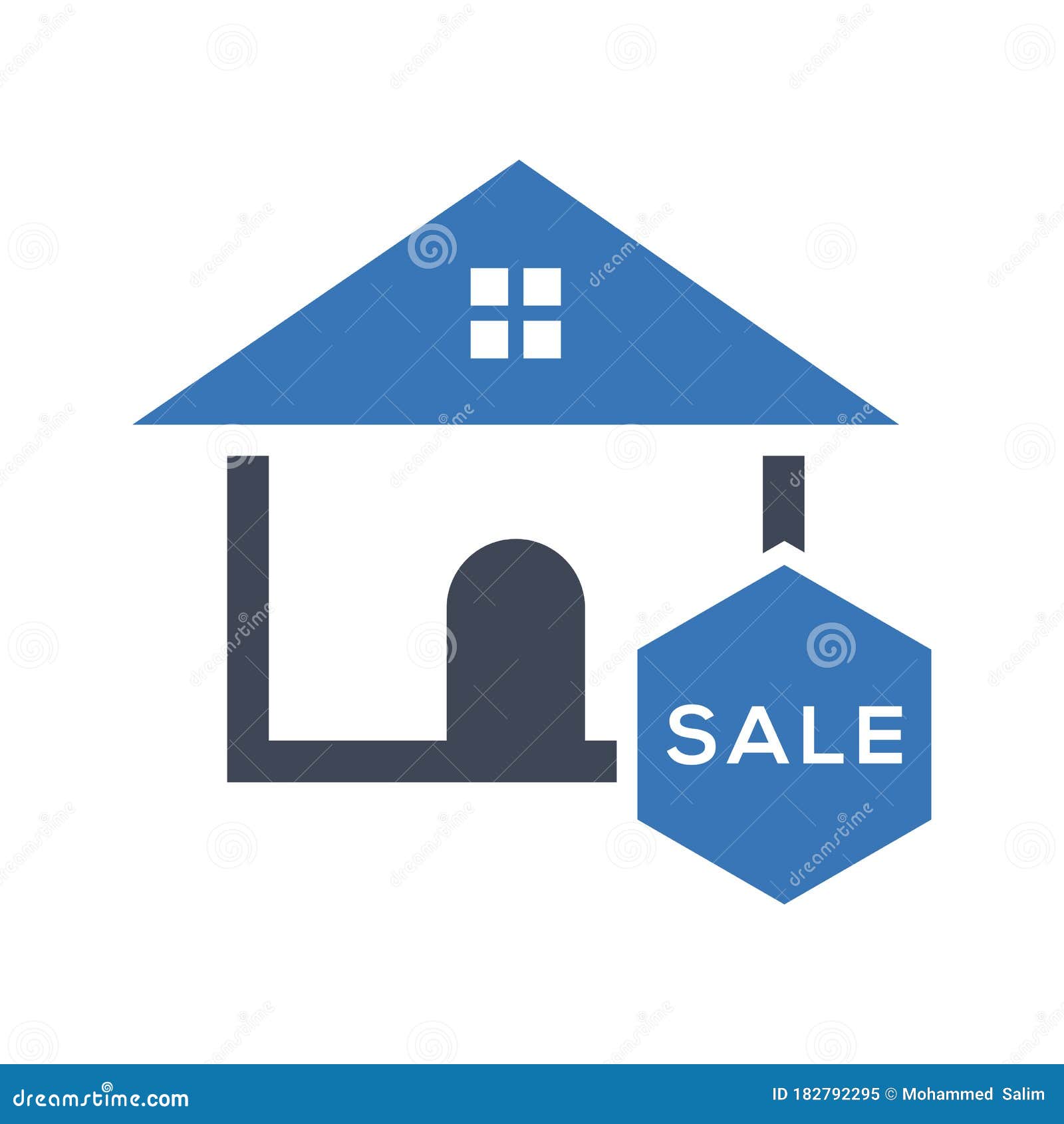Property Sale Icon Vector Graphics Stock Vector - Illustration of real ...