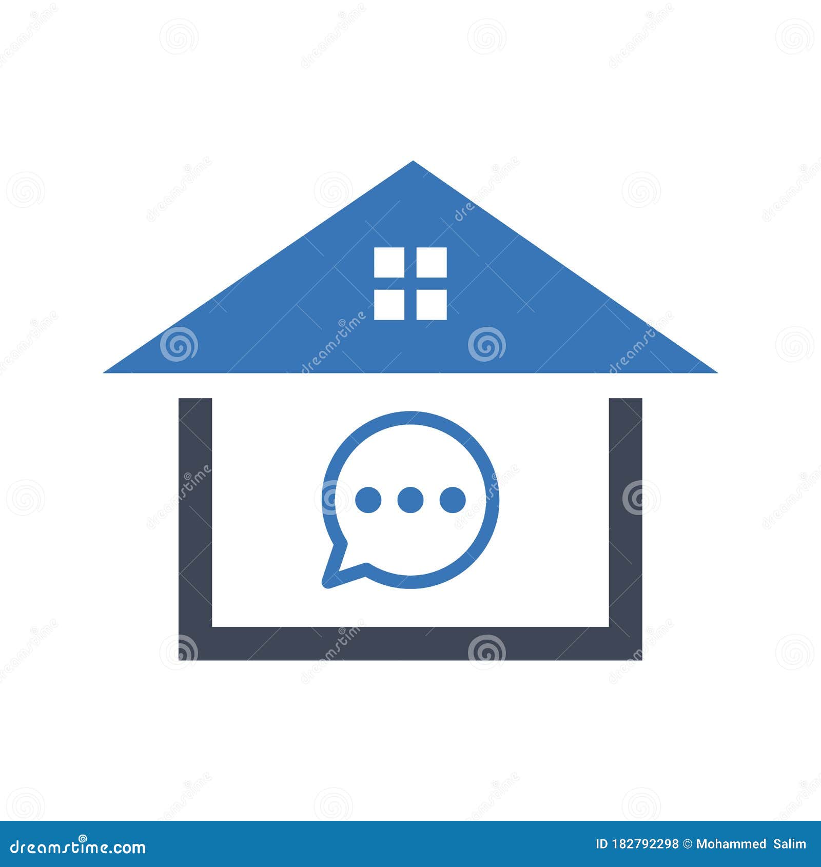 Home Support Icon Vector Graphics Stock Vector - Illustration of online ...