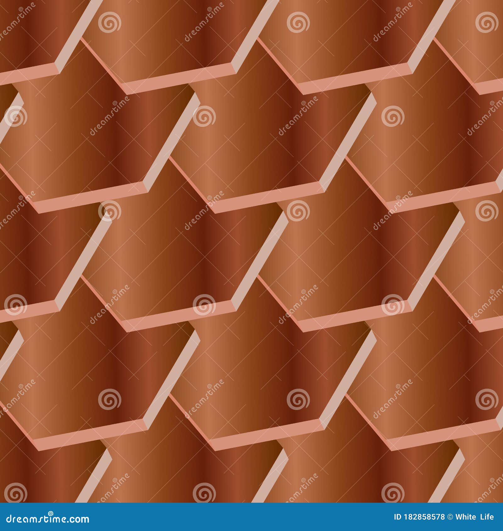 3d Tiles Texture with Grey Elements Stock Illustration - Illustration ...