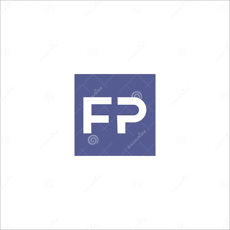 Initial Letter Fp Logo or Pf Logo Vector Design Template Stock Vector ...