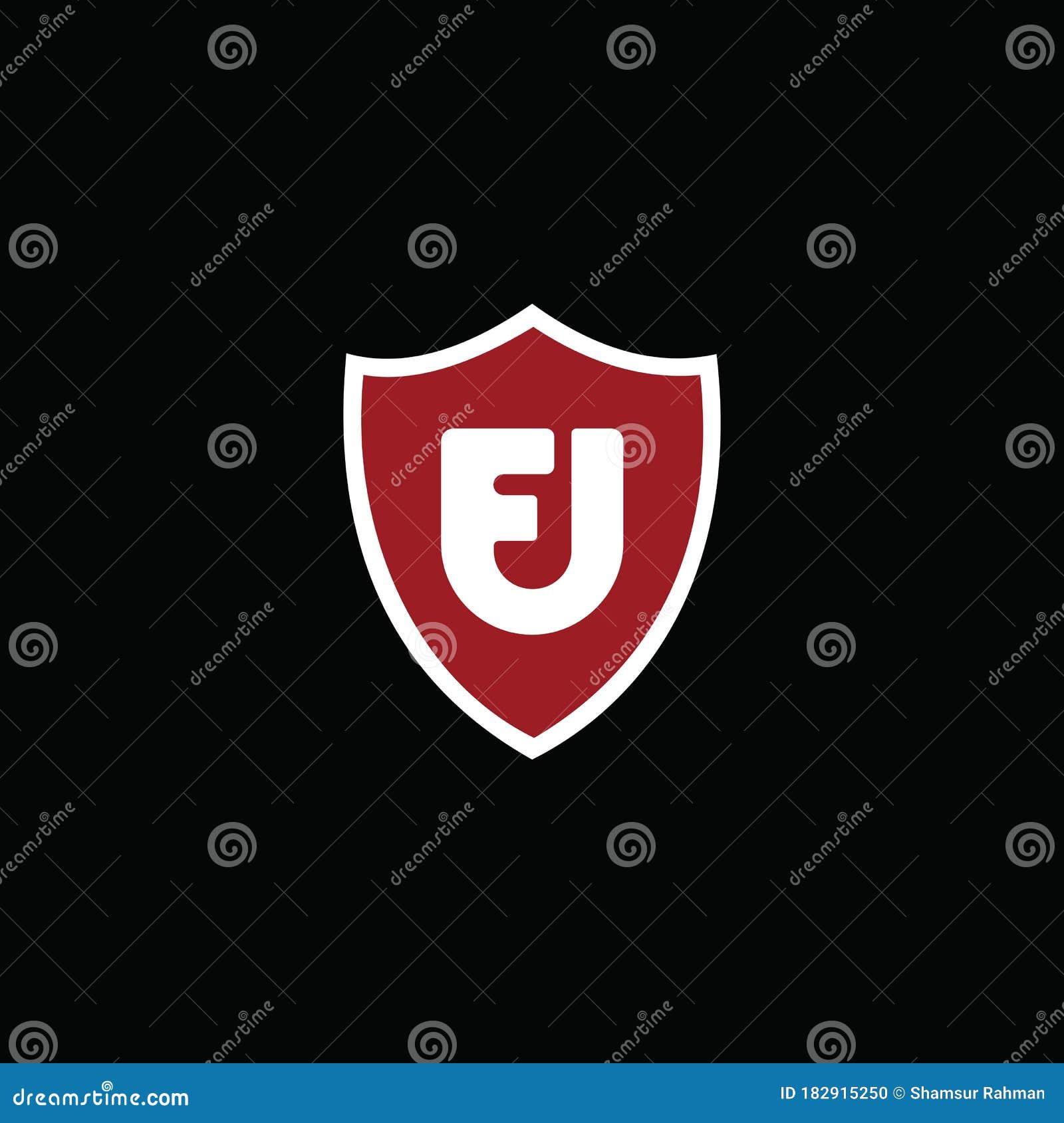 Initial Letter Fu Logo or Uf Logo Vector Design Template Stock Vector ...