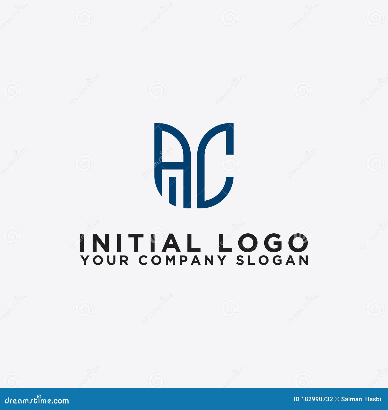 Initial Letters of the AC Logo Icon. -Vector Stock Vector ...