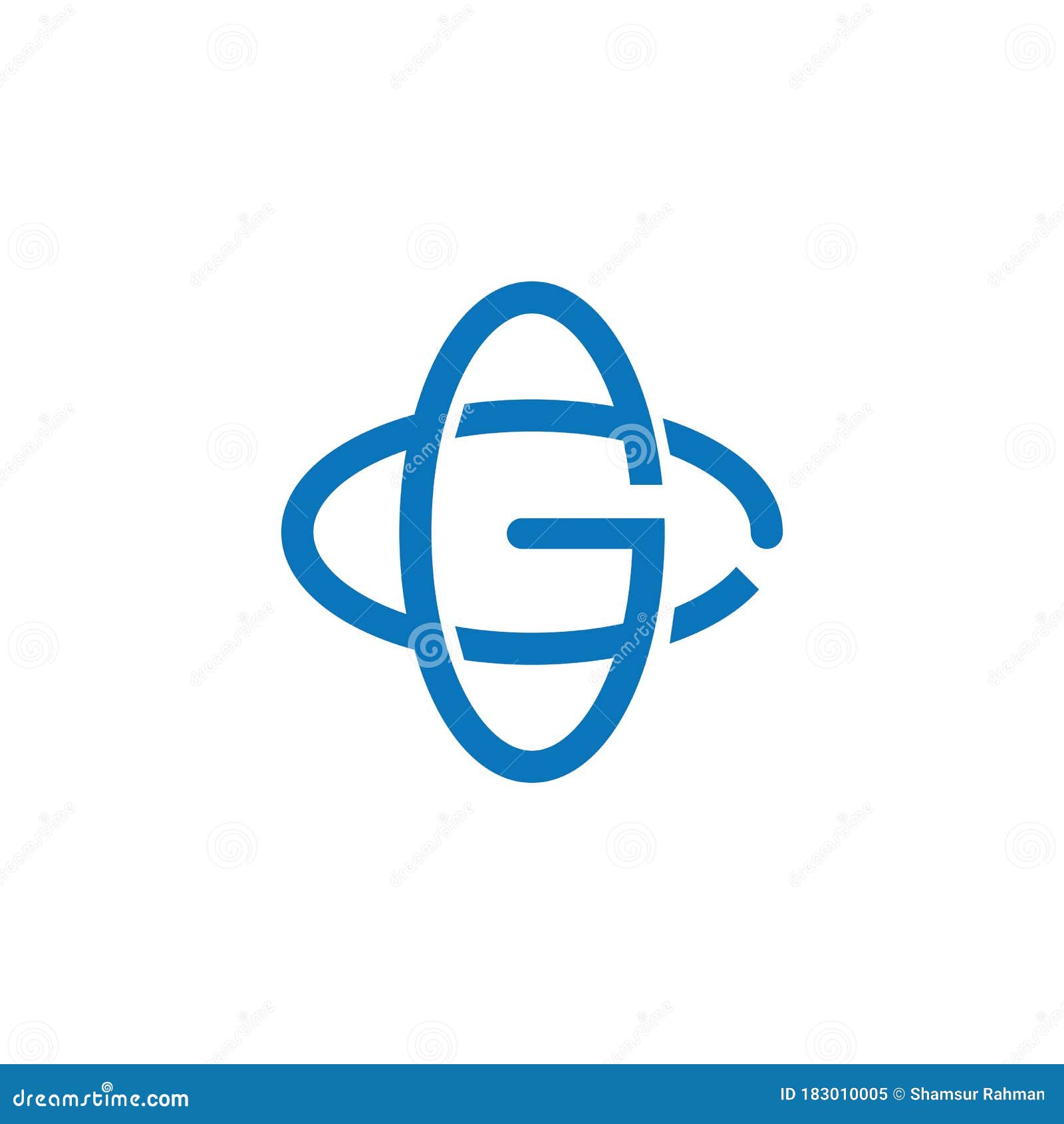 Initial Letter Gc Logo or Cg Logo Vector Design Template Stock Vector ...