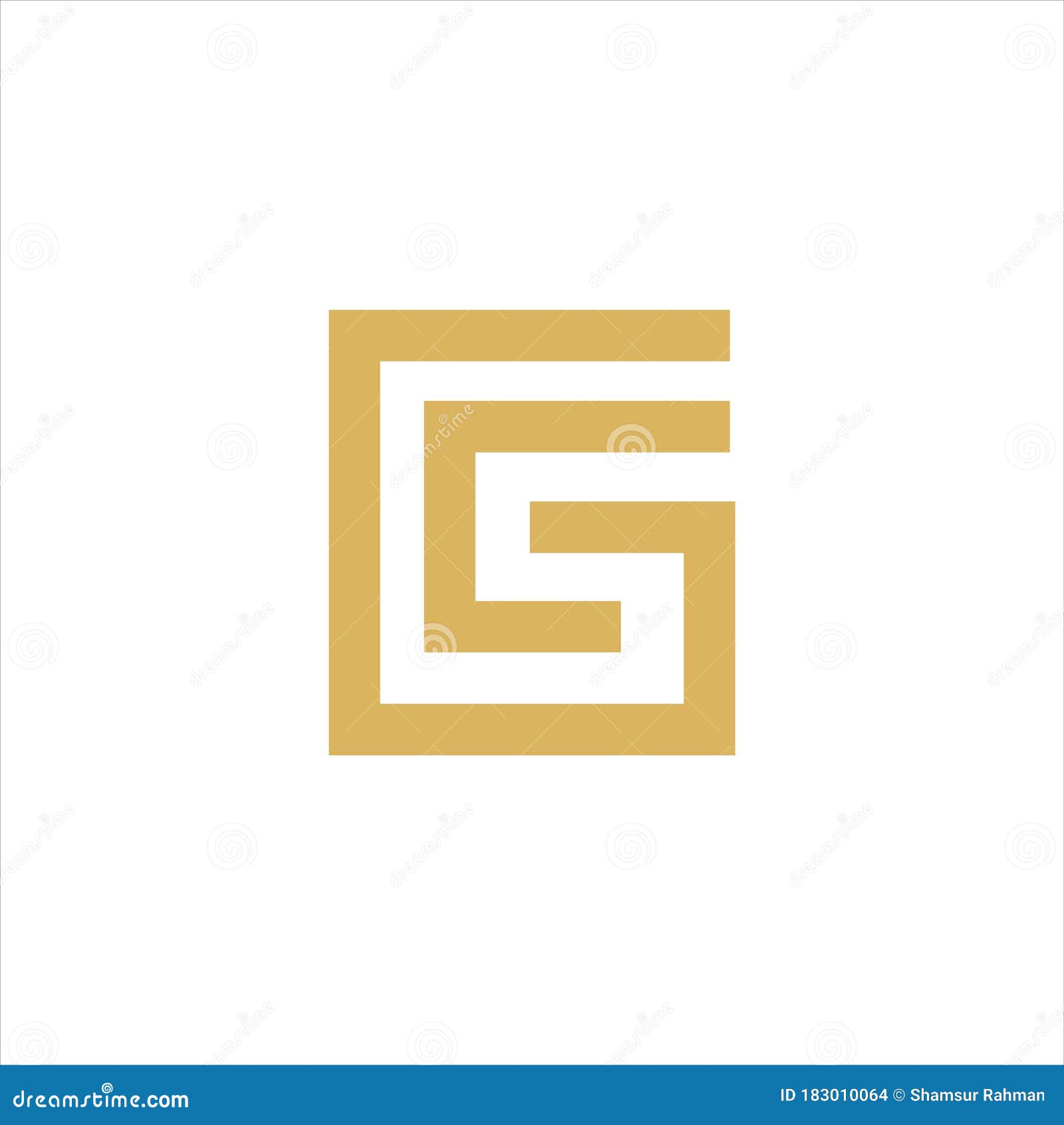 Initial Letter Gc Logo or Cg Logo Vector Design Template Stock Vector ...