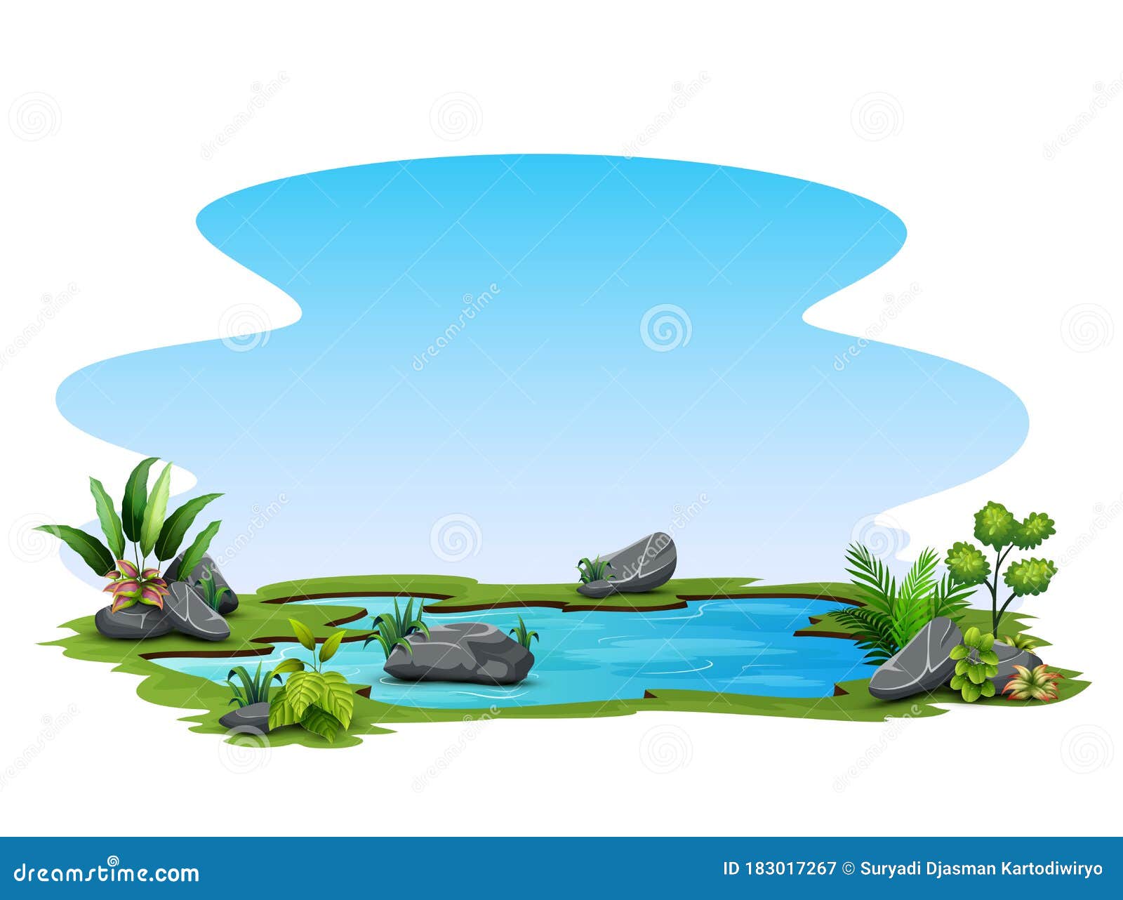 How To Draw A Pond