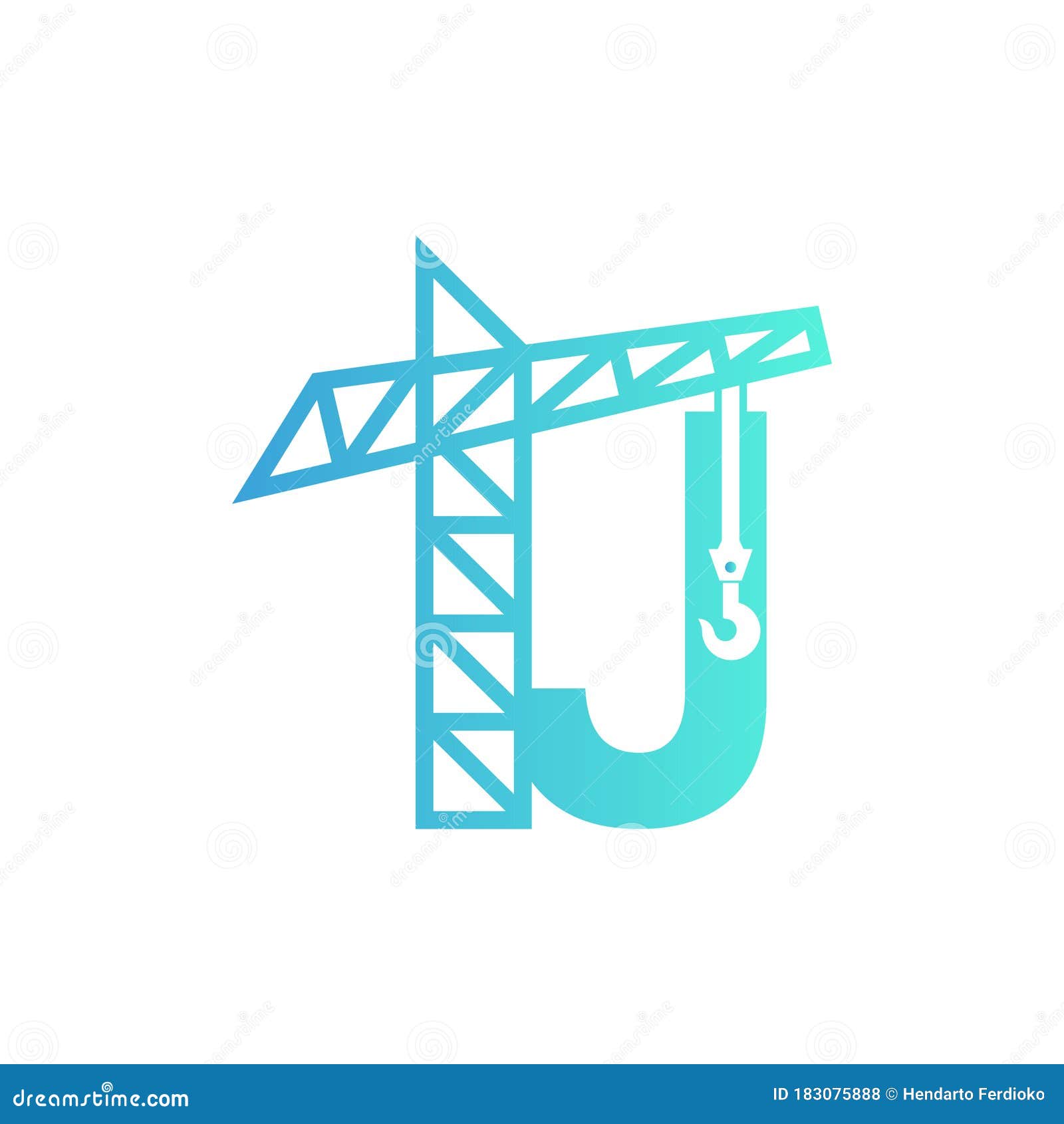 Letter J Building Construction Logo Design Vector Stock Vector ...