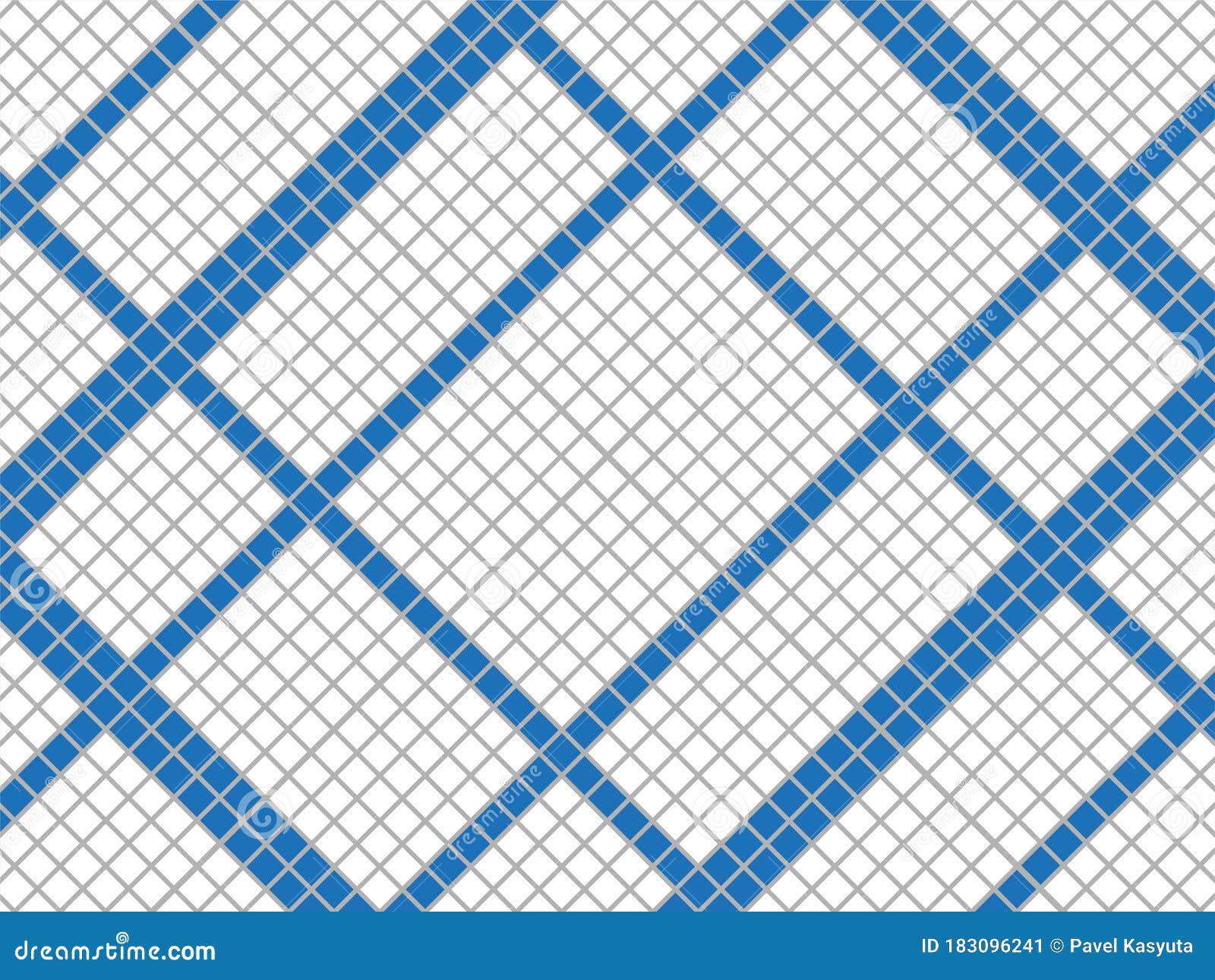 Blue and White Squares on a Gray Background. Abstract Composition ...