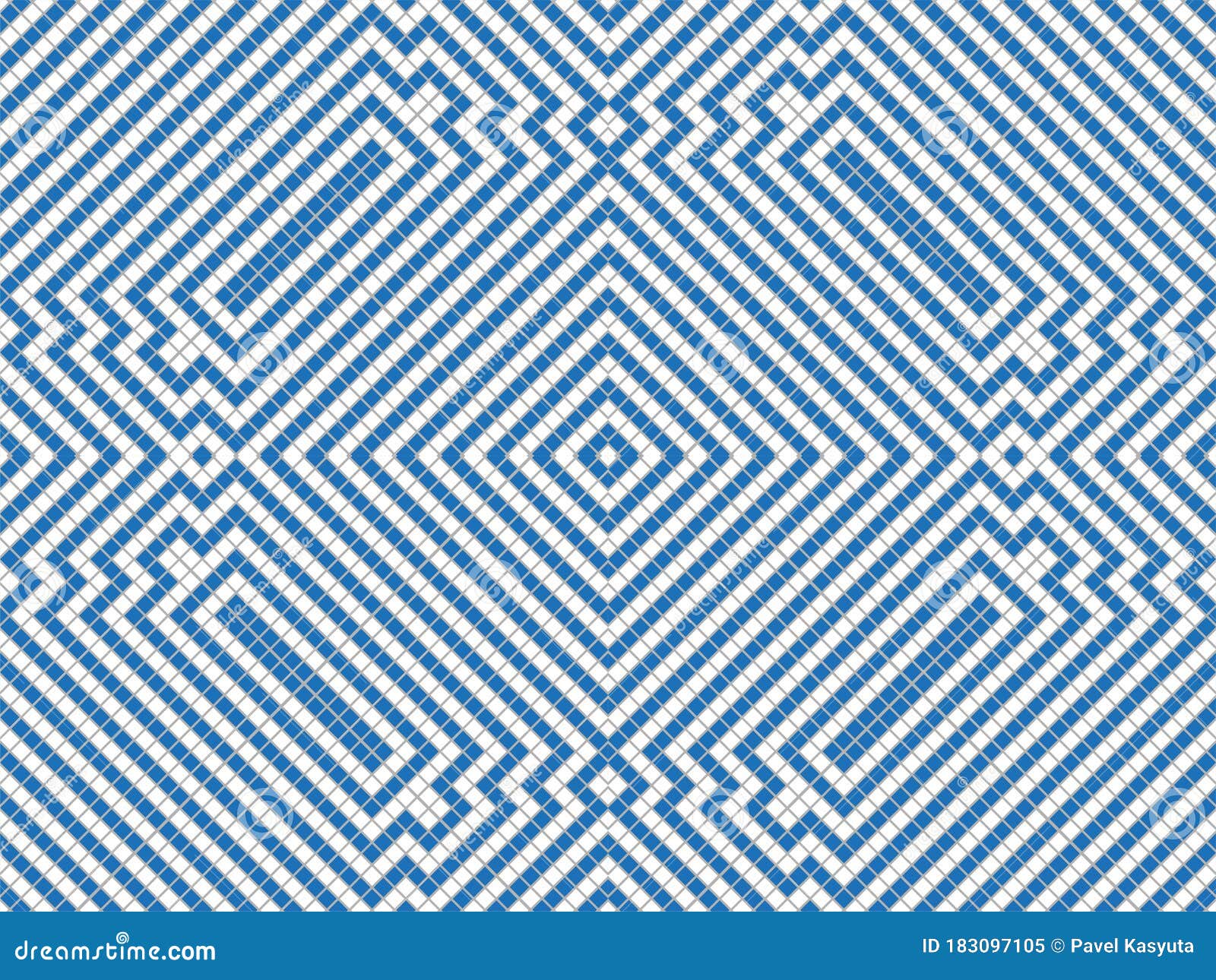 Blue and White Squares on a Gray Background. Abstract Composition ...