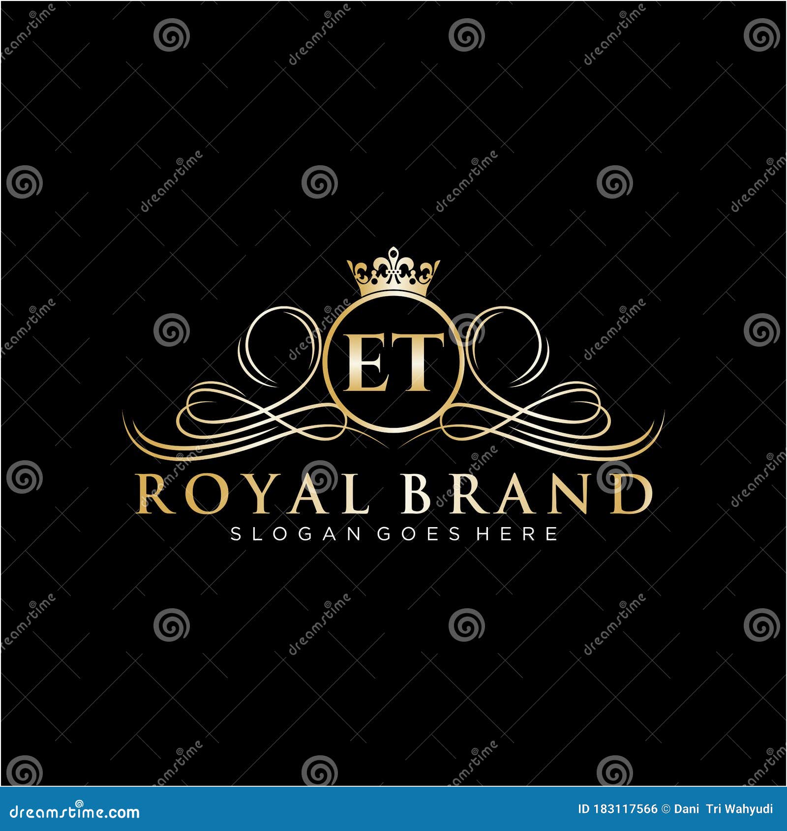 ET Signature Logo Template Vector Stock Illustration - Illustration of ...