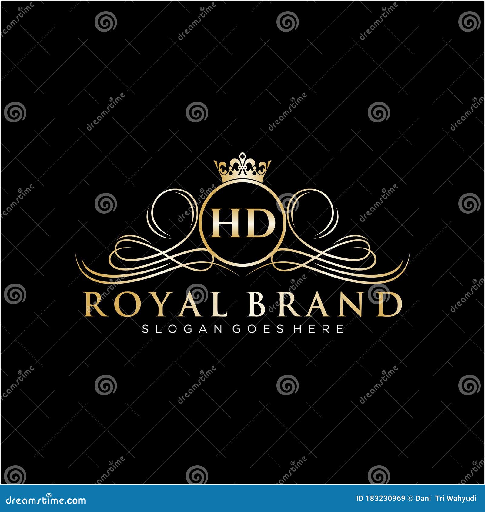 HD Signature Logo Template Vector Stock Vector - Illustration of ...